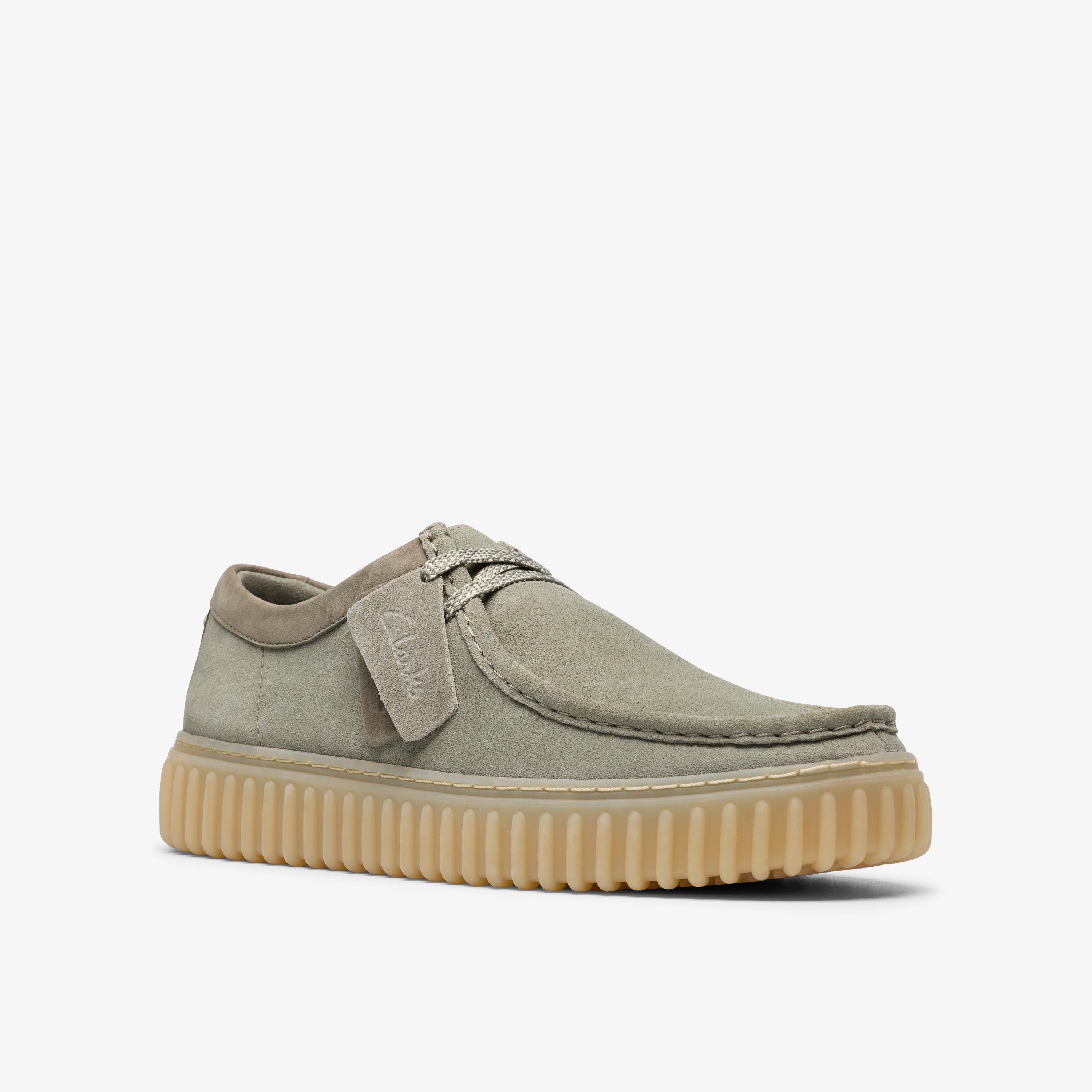 Chaussures Torhill Lo en daim sauge à lacets pour hommes Torhill | Clarks