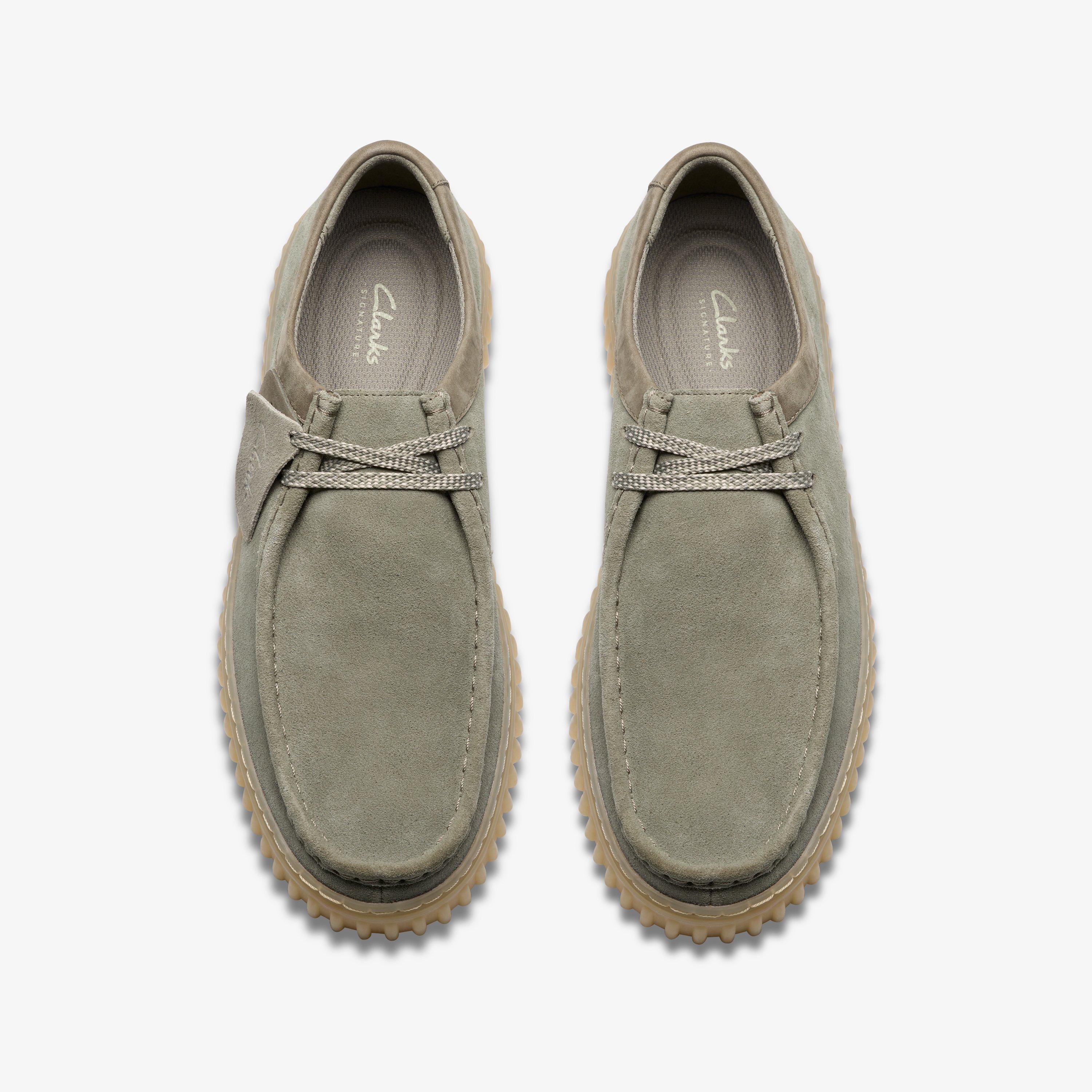 Chaussures Torhill Lo en daim sauge à lacets pour hommes Torhill | Clarks