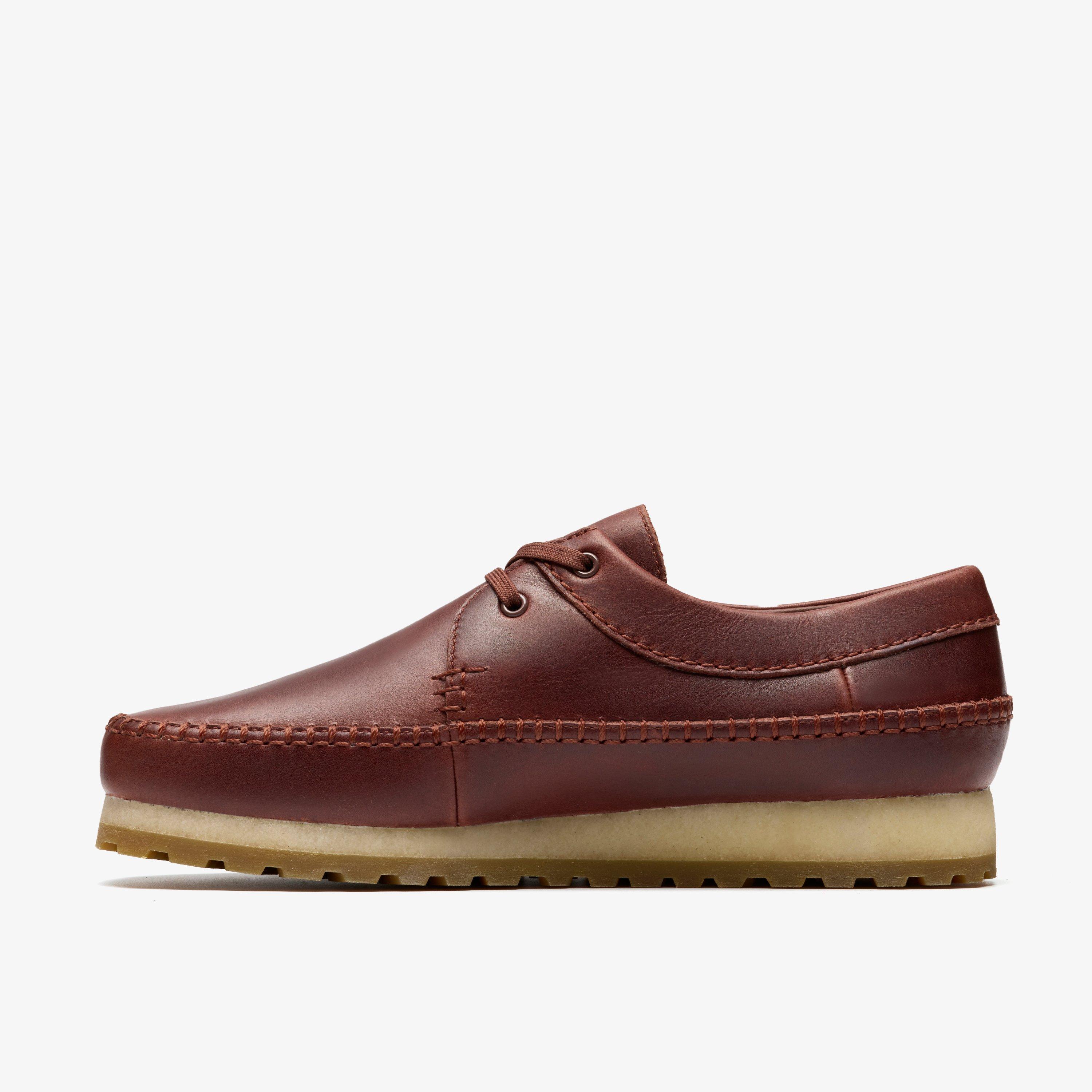Weaver GORE-TEX RB en cuir marron pour hommes Wallabee | Clarks