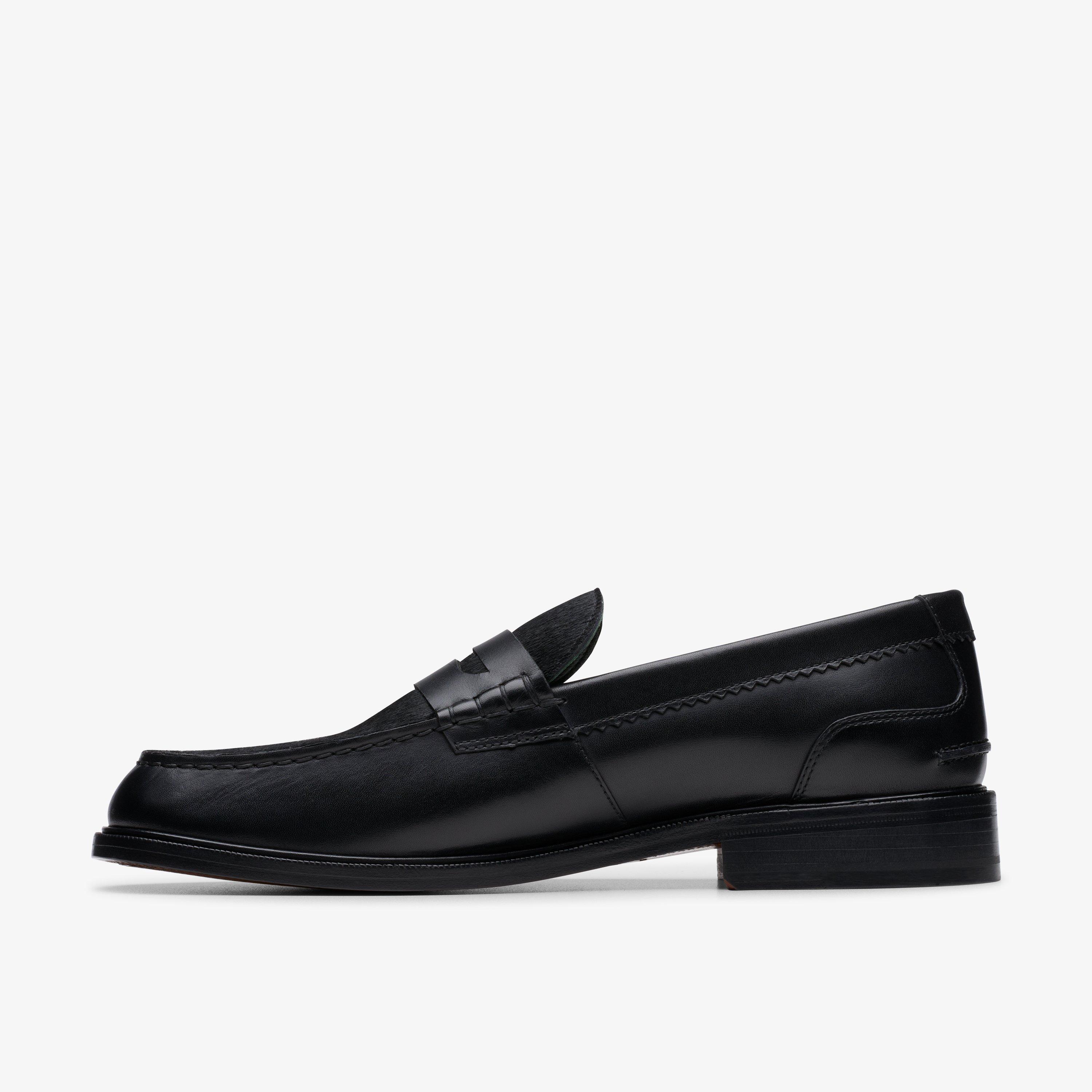 Mocassins à enfiler pour hommes Craft James Lo Noir/Noir | Clarks