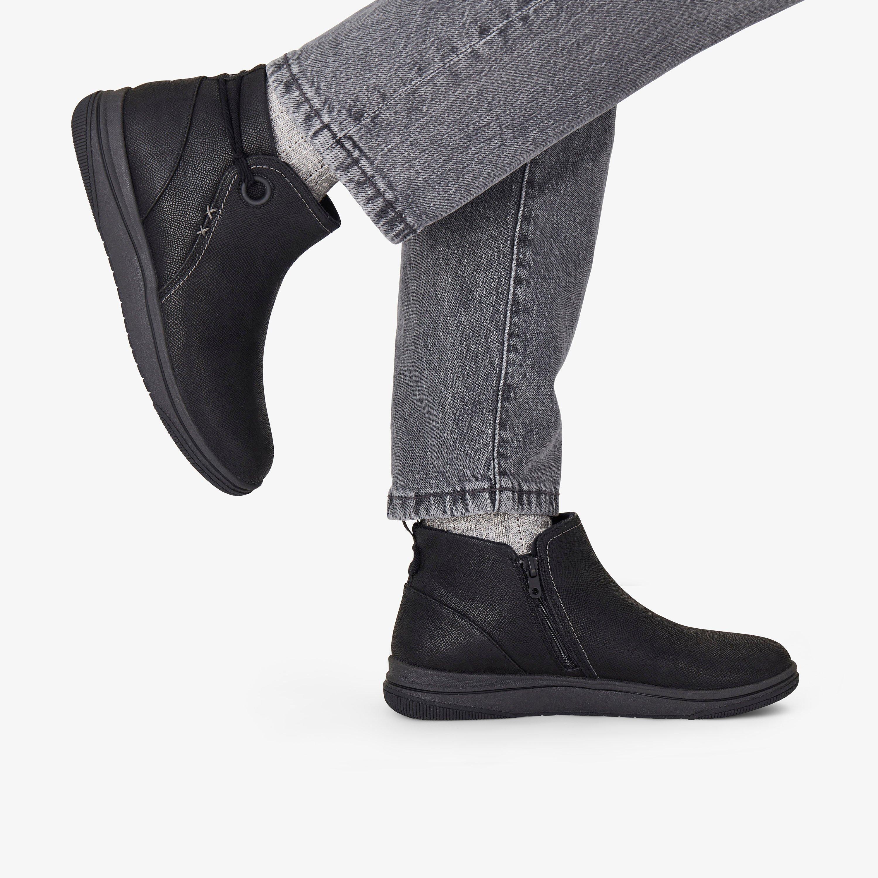 Botines Negros de Tobillo para Mujeres Brinkley Derby | Clarks