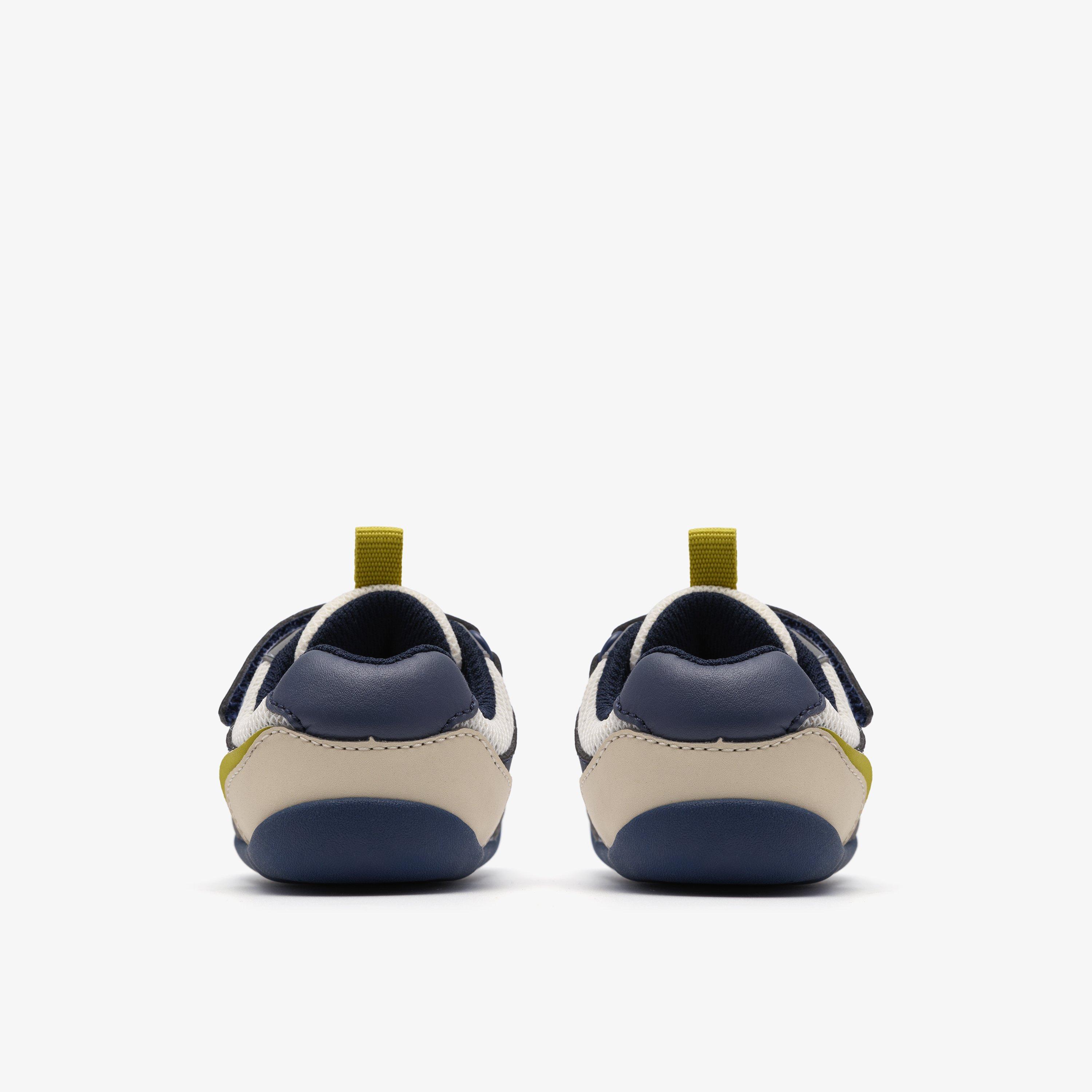 Boys Roamer Dash Toddler Off White Synthetic Shoes Pre Walker Riptape ...
