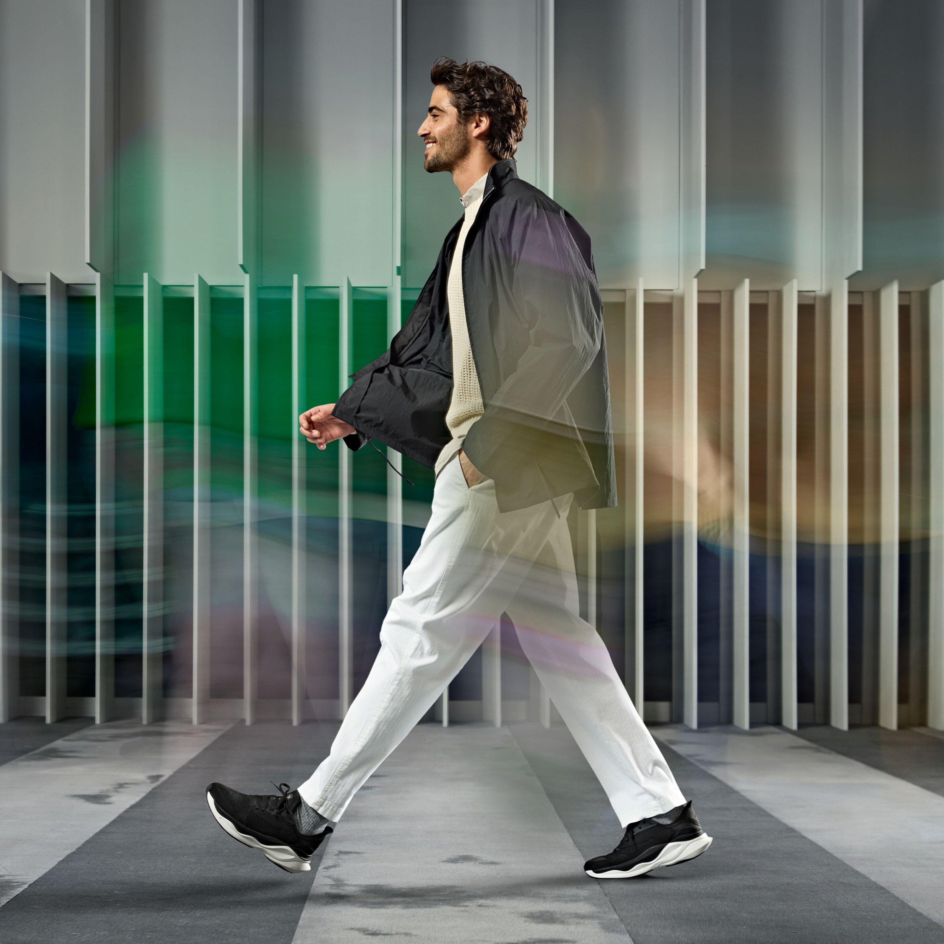 PACE Men's Black & White Athleisure Shoes | Clarks