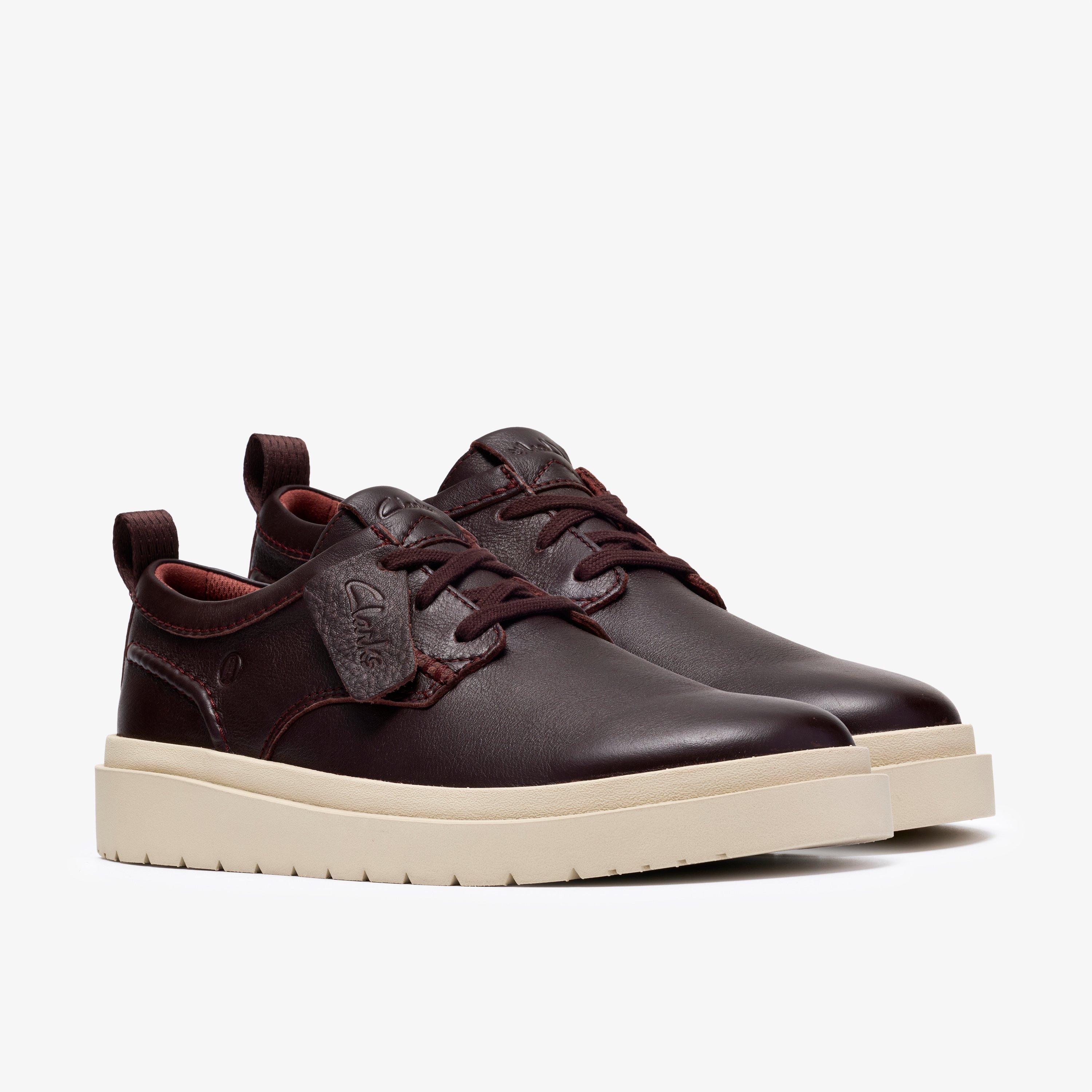 Herren Polden Lace Braunes Leder Schuhe Schuhe | Clarks