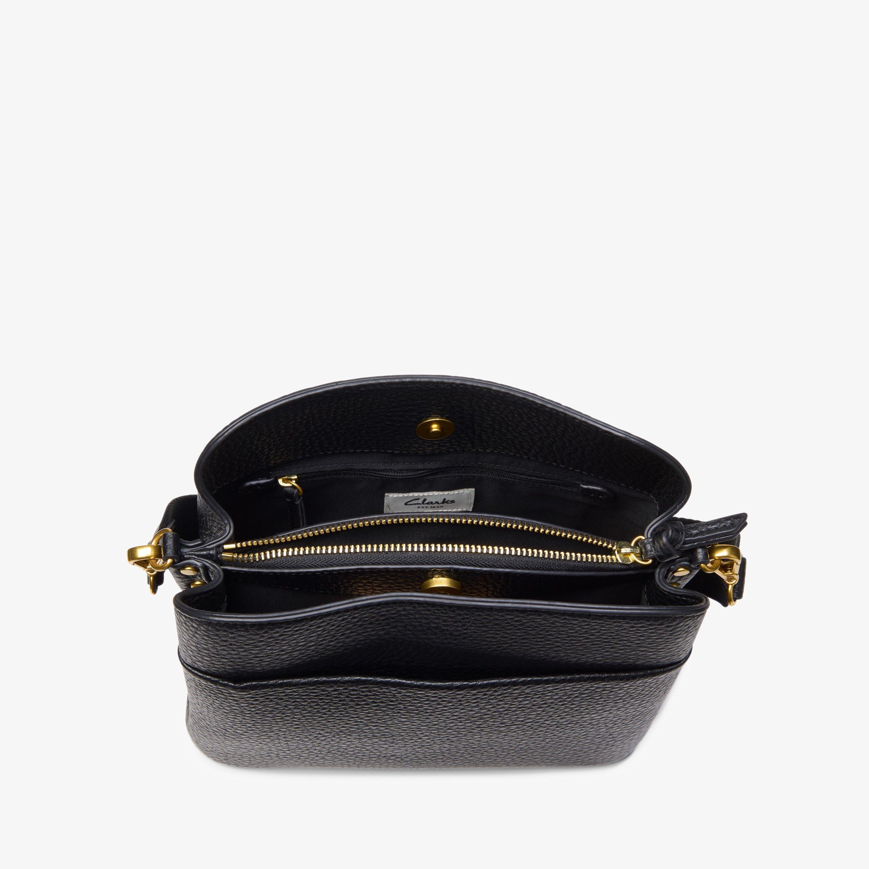 Womens Clara Crossbody Black Cross Body Bag Bags | Clarks UK