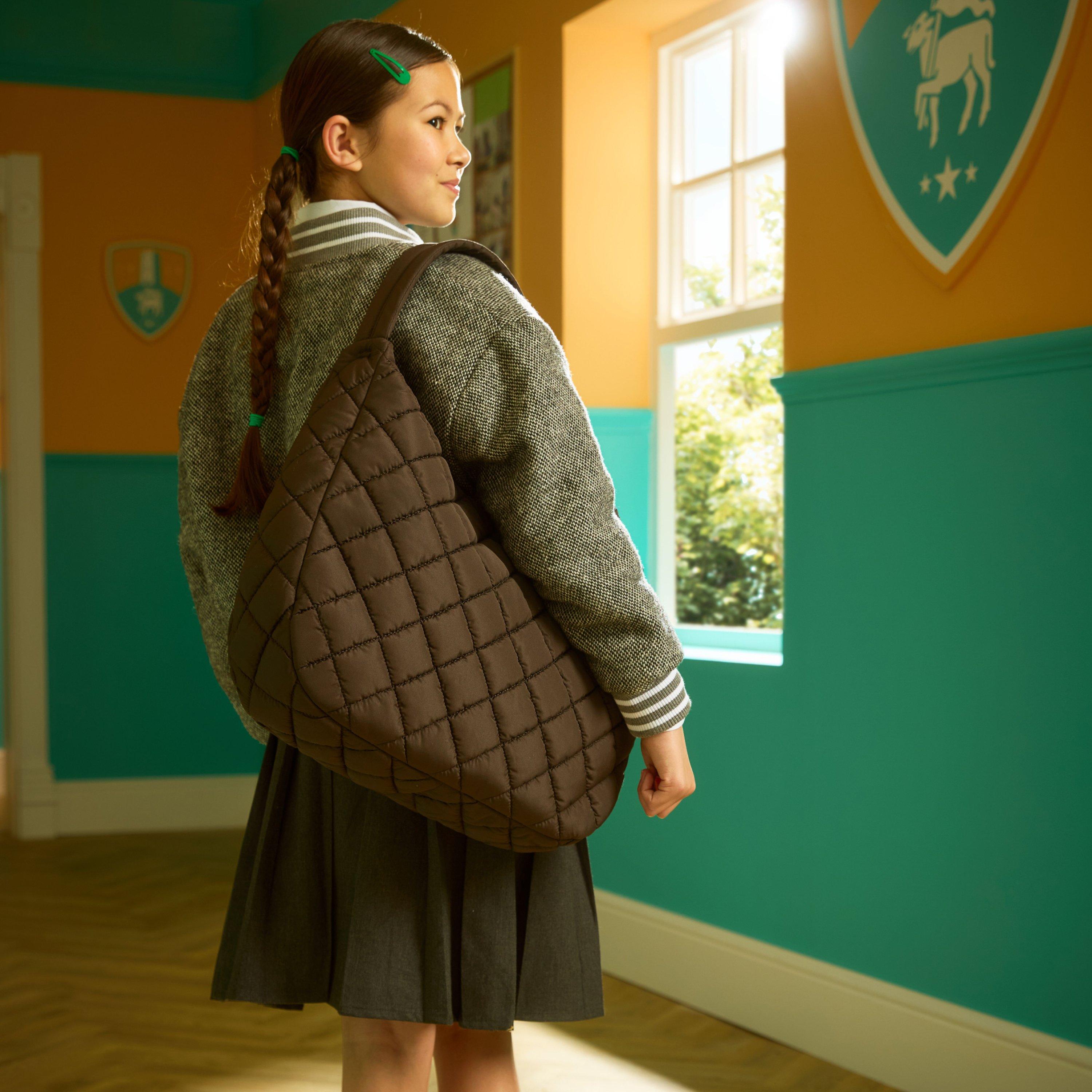 Womens Quilted Tote Dark Brown Shoulder Bag, Tote Bag Bags | Clarks UK