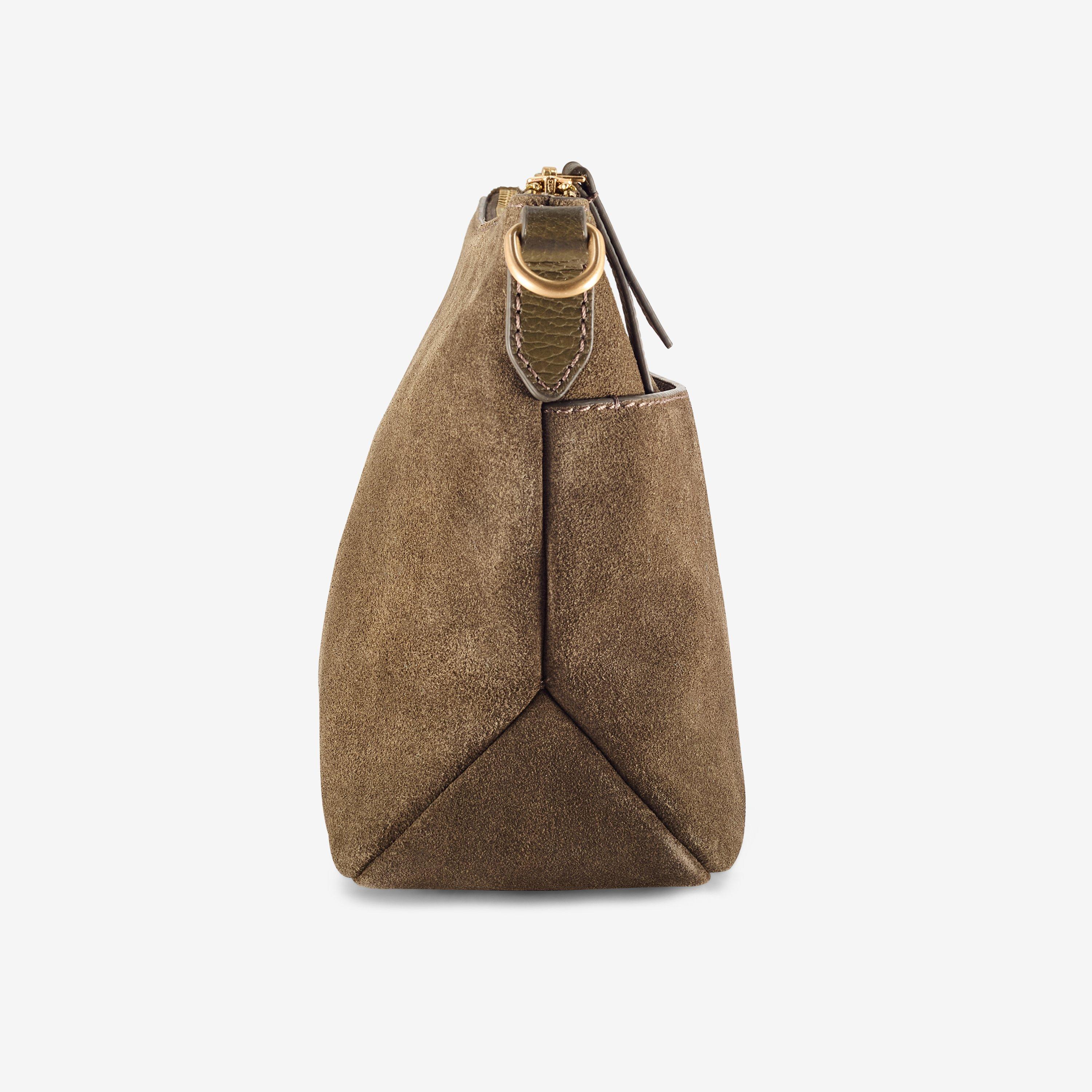Womens Willow Cross Olive Suede Shoulder Bag, Cross Body Bag Bags ...