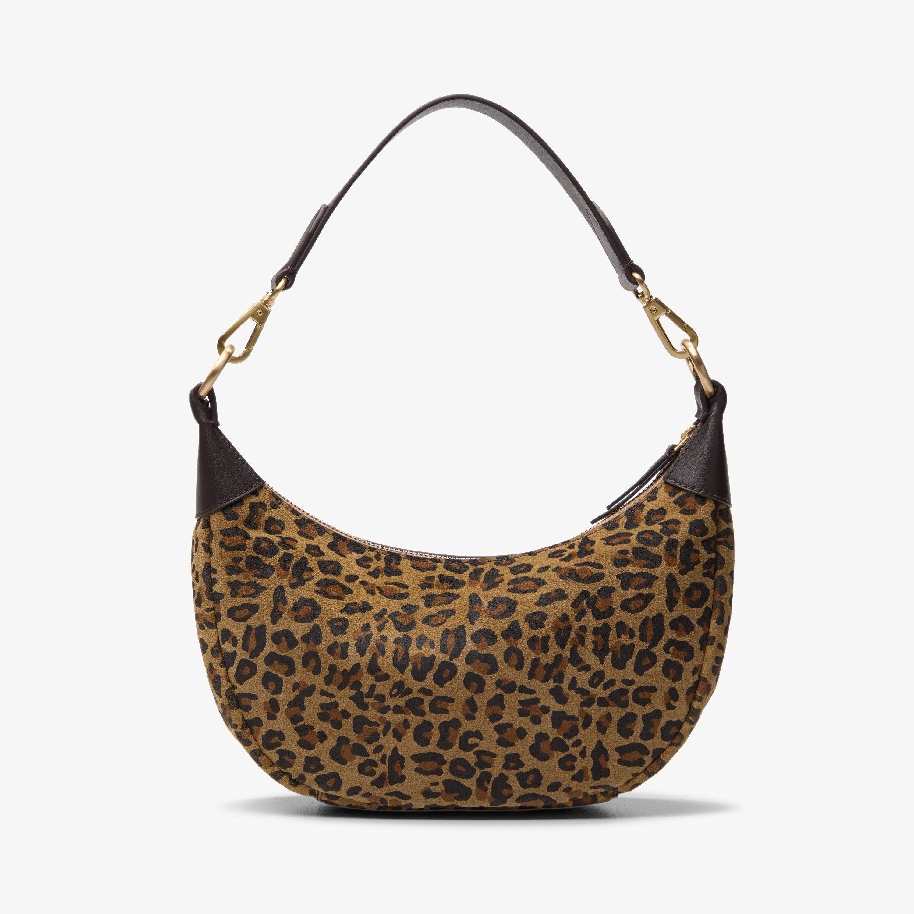 Womens Willow Moon Mini Leopard Print Across Body Bag | Clarks
