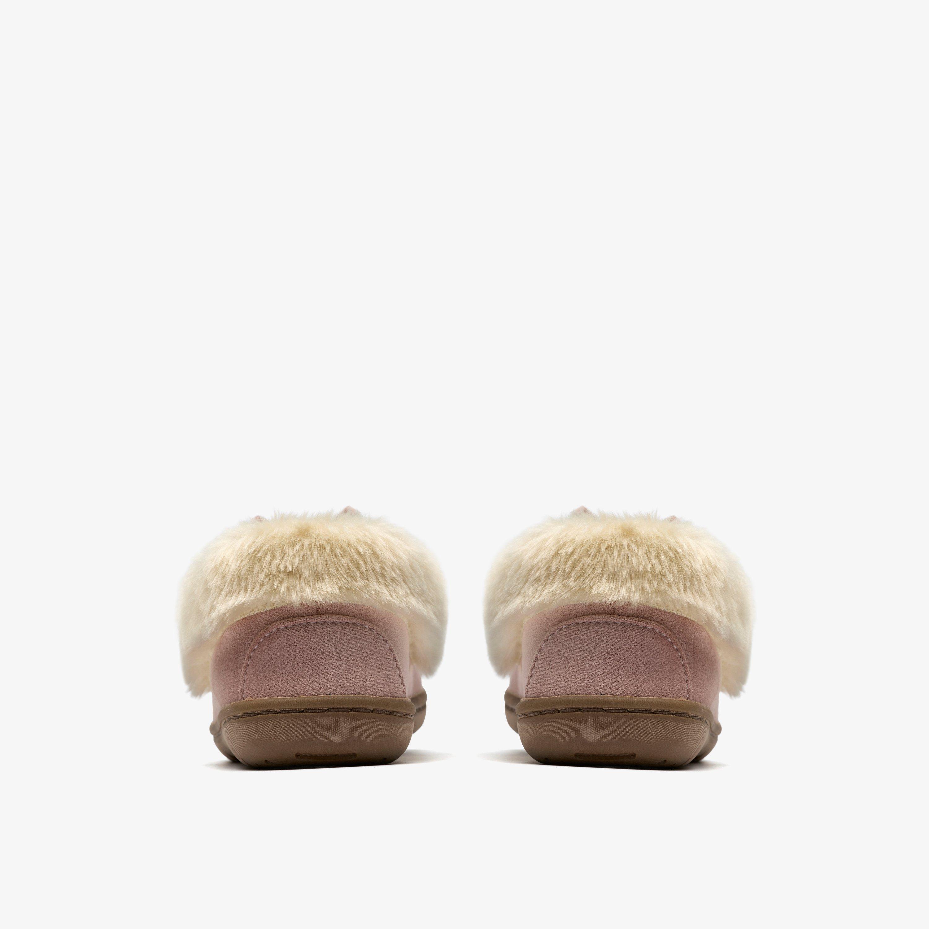 Womens Leno Cosy Light Pink Slip Ons, Slippers Slippers | Clarks UK