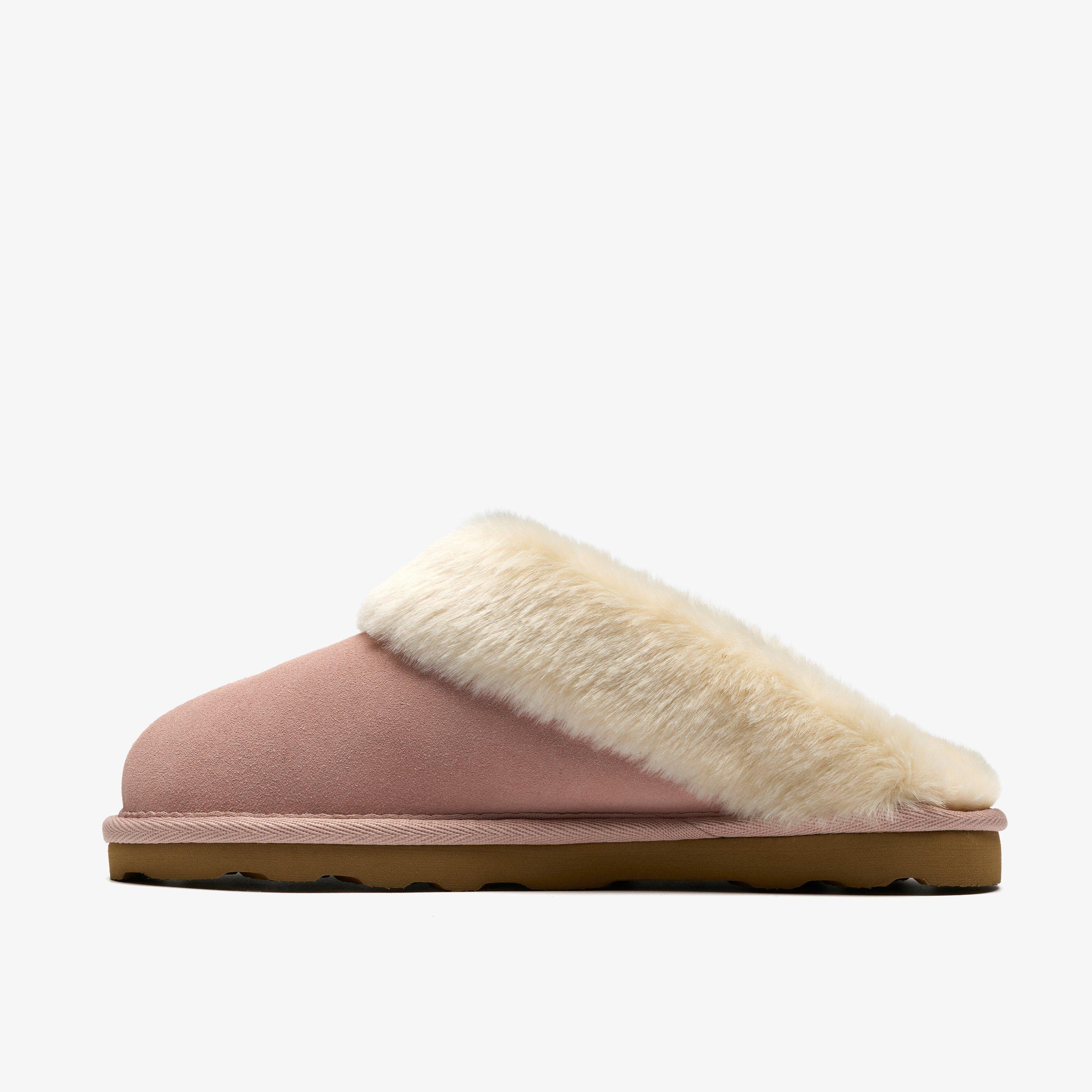 Womens Astra Star Light Pink Slippers | Clarks