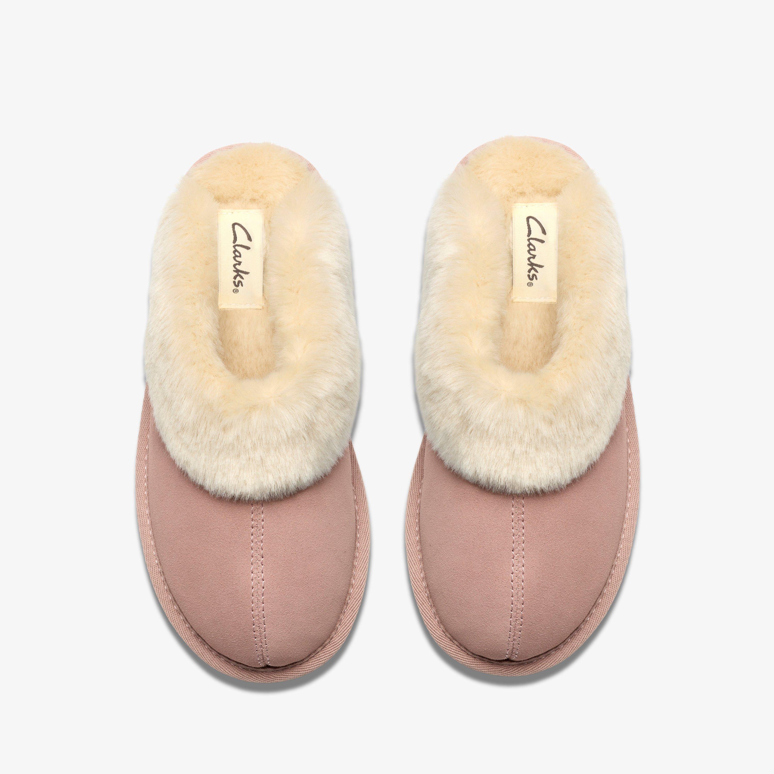 Womens Astra Star Light Pink Slip Ons, Slippers Slippers | Clarks UK