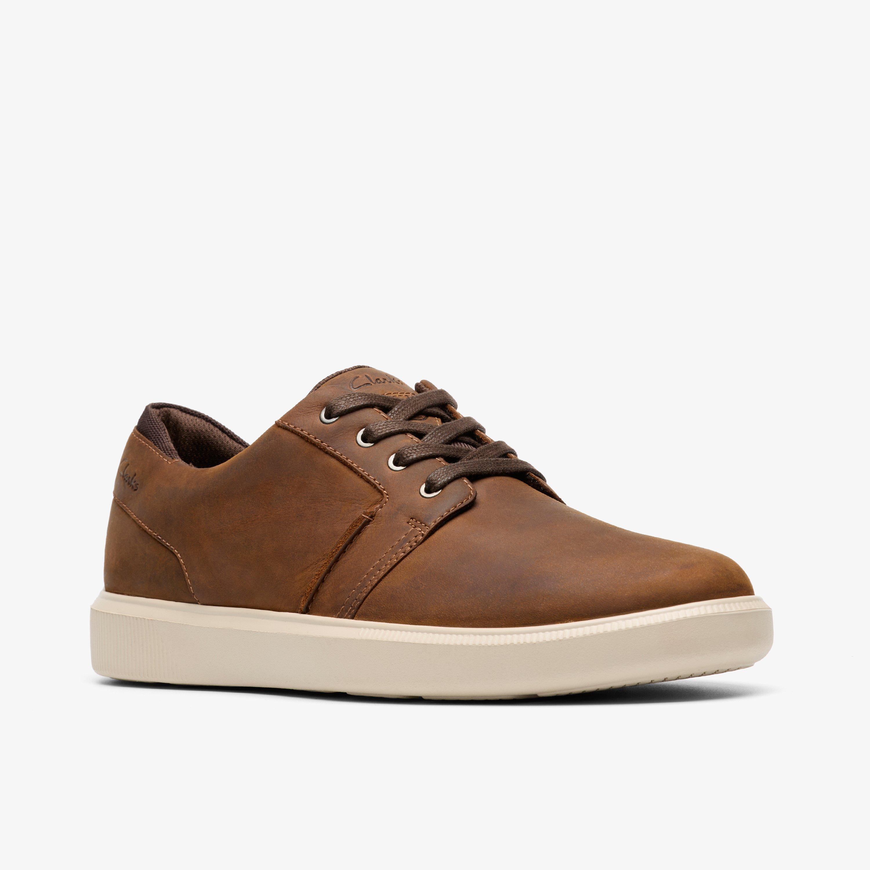 Mens Brodin Seam Beeswax Trainers Lace Up | Clarks UK