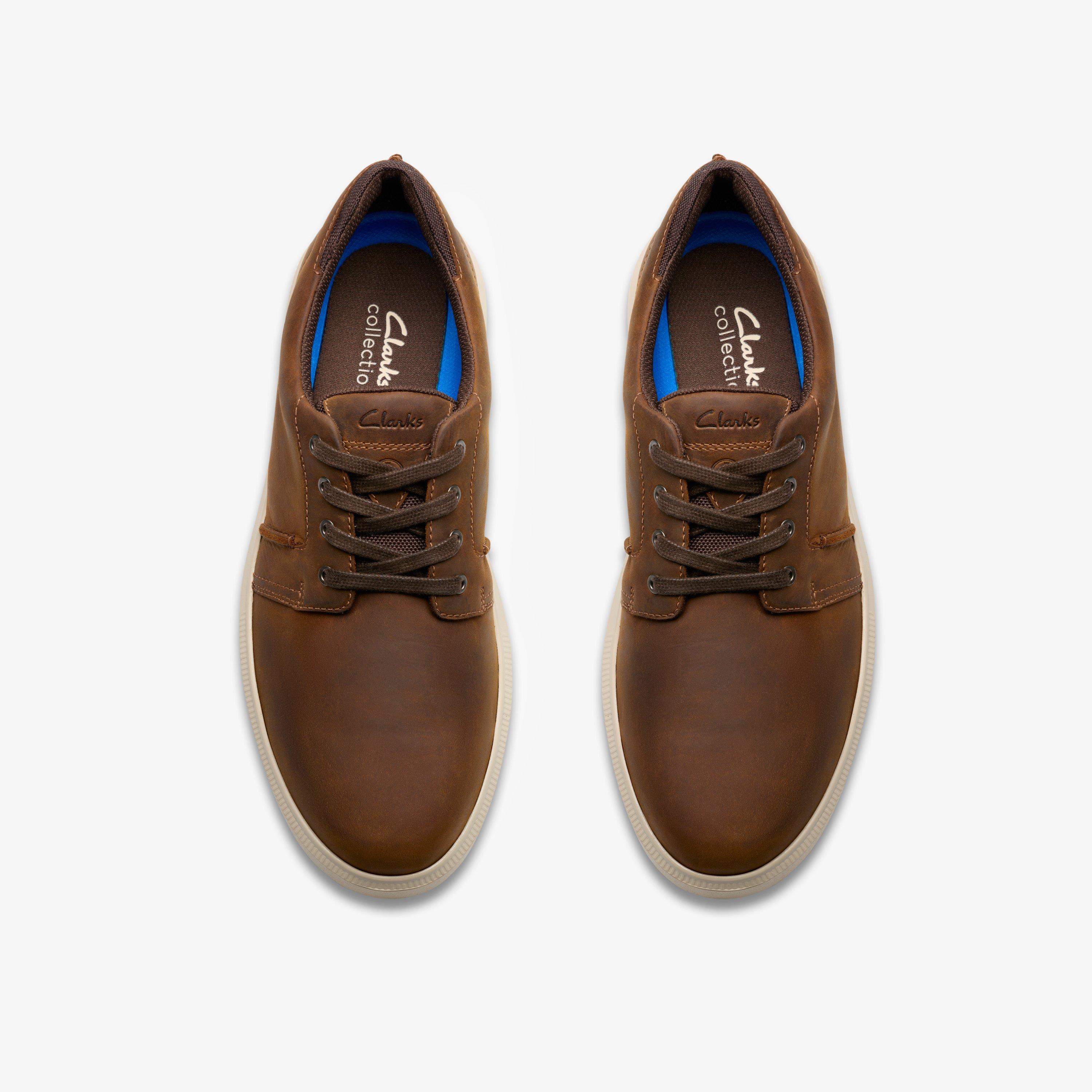 Mens Brodin Seam Beeswax Trainers Lace Up | Clarks UK
