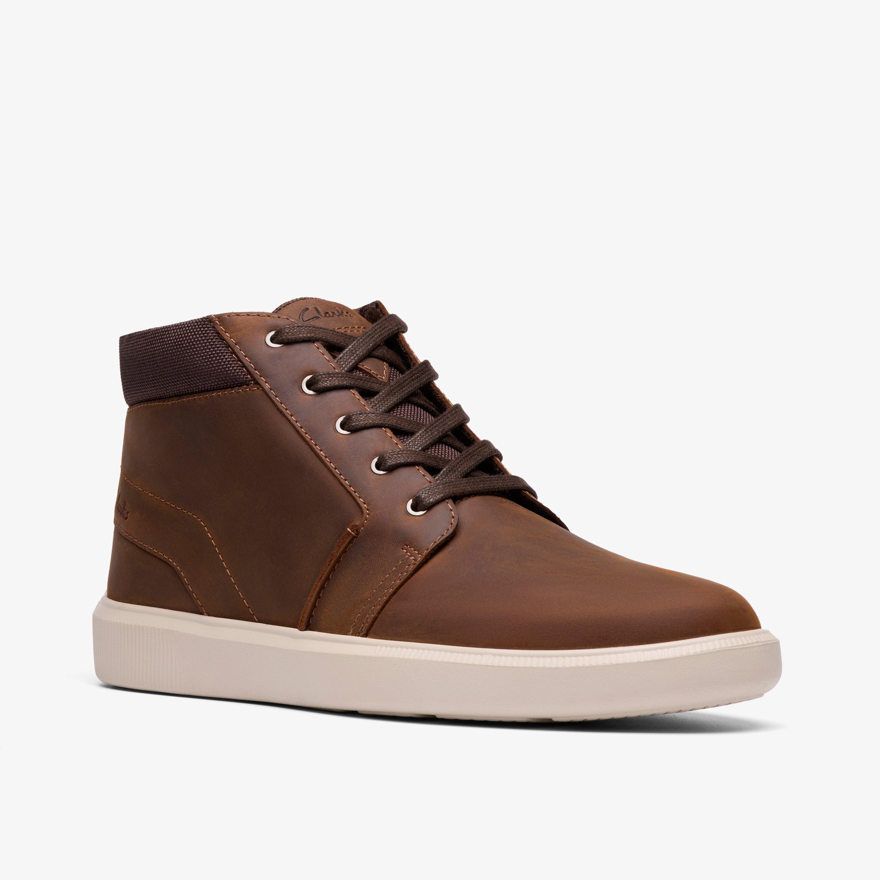 Mens Brodin Mid Beeswax Ankle Boots | Clarks