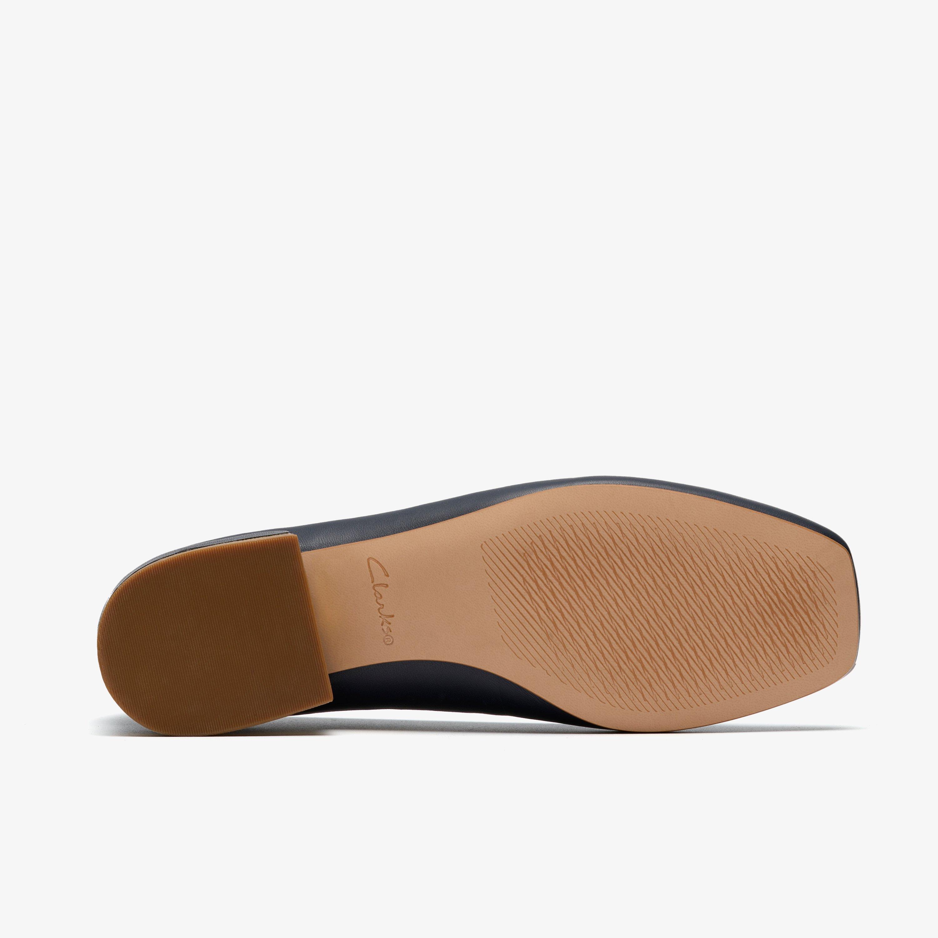Zapatos de Mujer Seren 30 Court Azul Marino de Tacón Bajo | Clarks