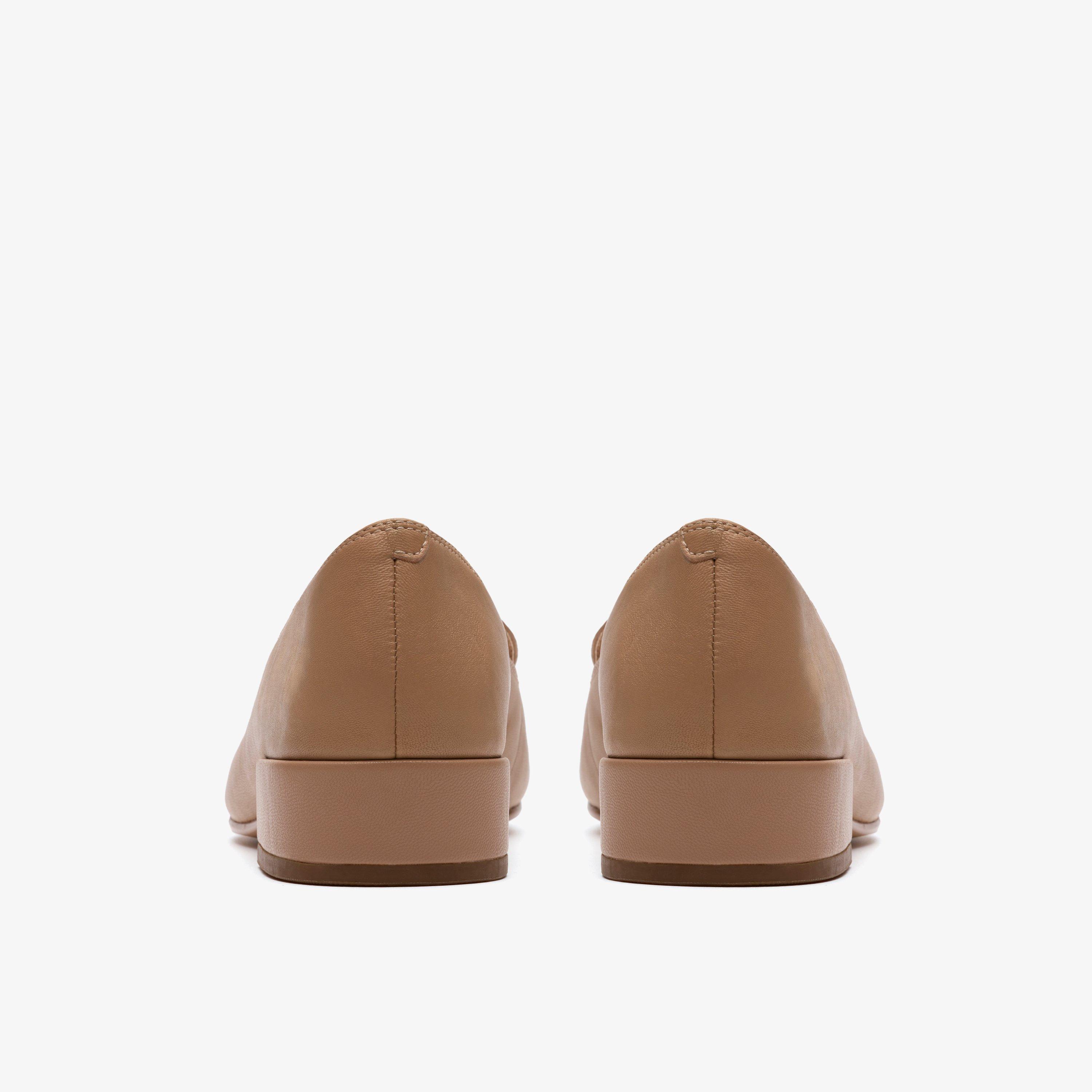 Womens Seren 30 Easy Praline Leather Loafers Slip On Shoes | Clarks