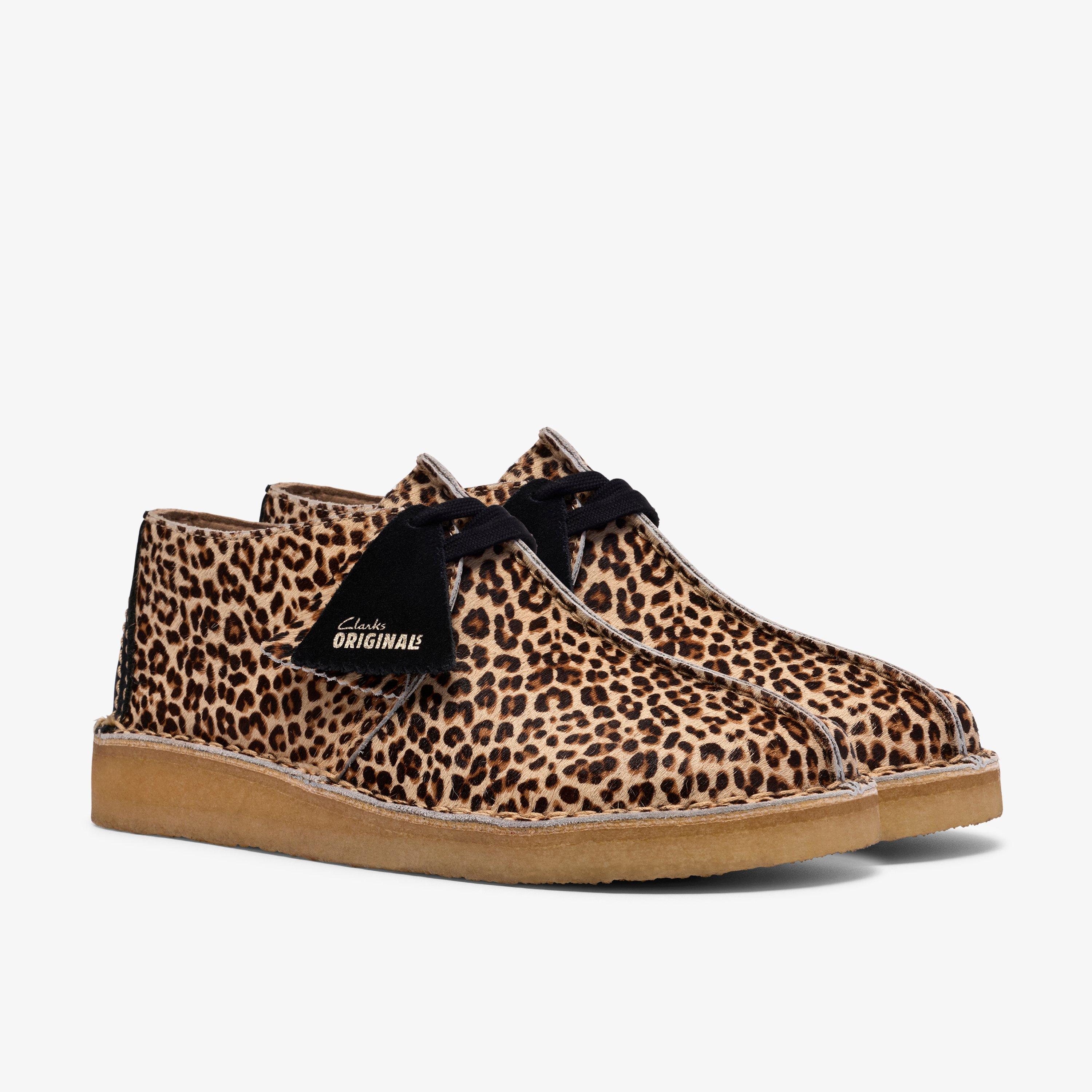 Womens Desert Trek Leopard Print Shoes | Clarks