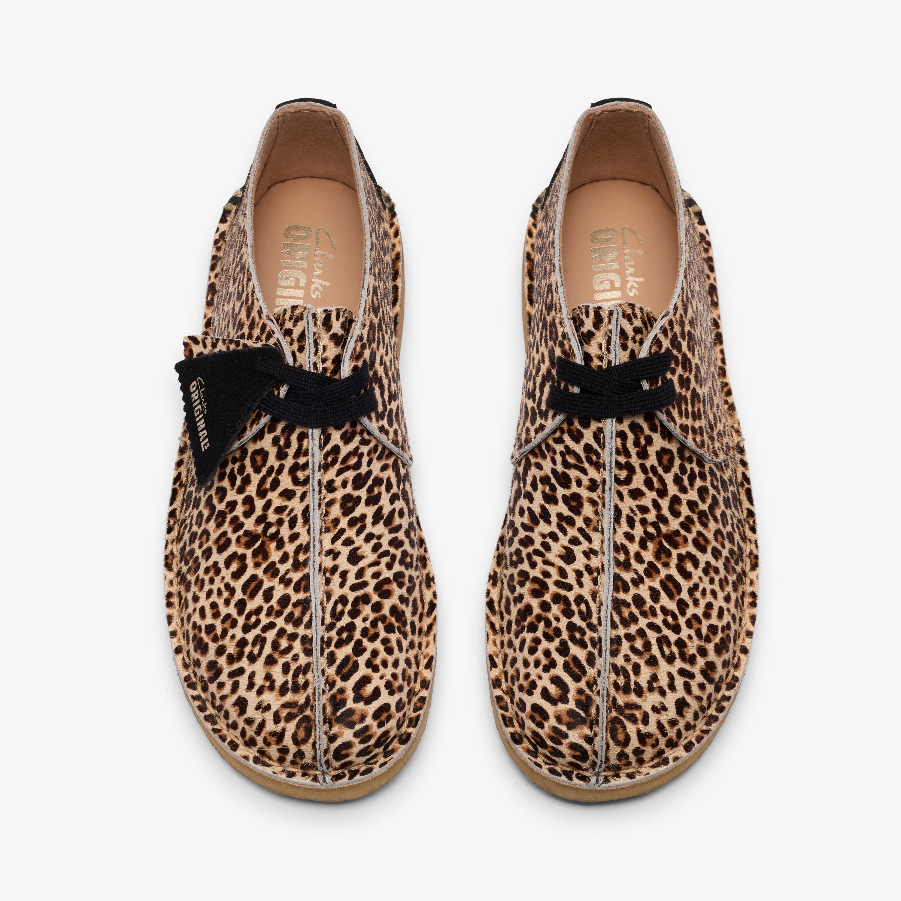 Womens Desert Trek Leopard Print Shoes | Clarks