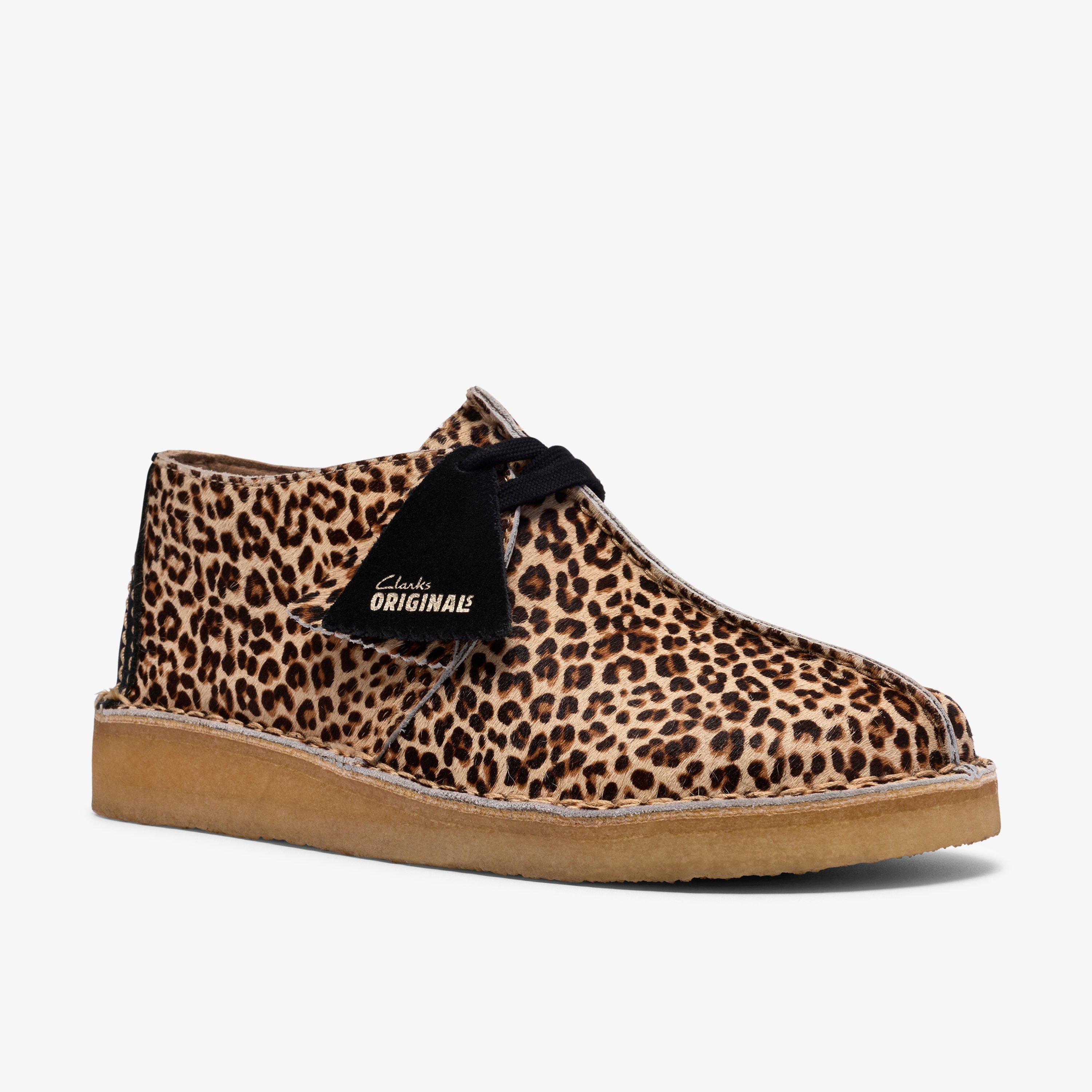 Womens Desert Trek Leopard Print Shoes | Clarks