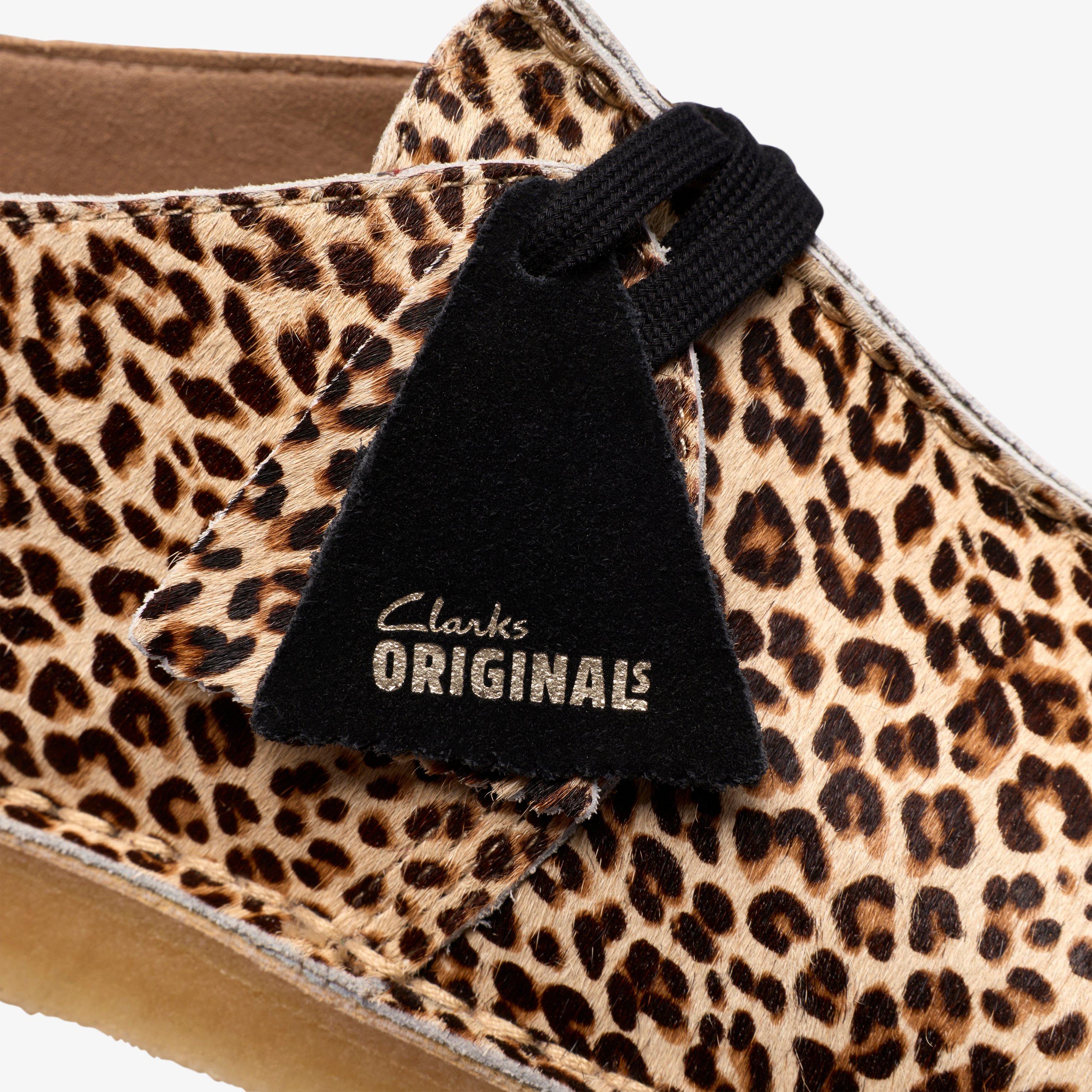 Womens Desert Trek Leopard Print Shoes | Clarks