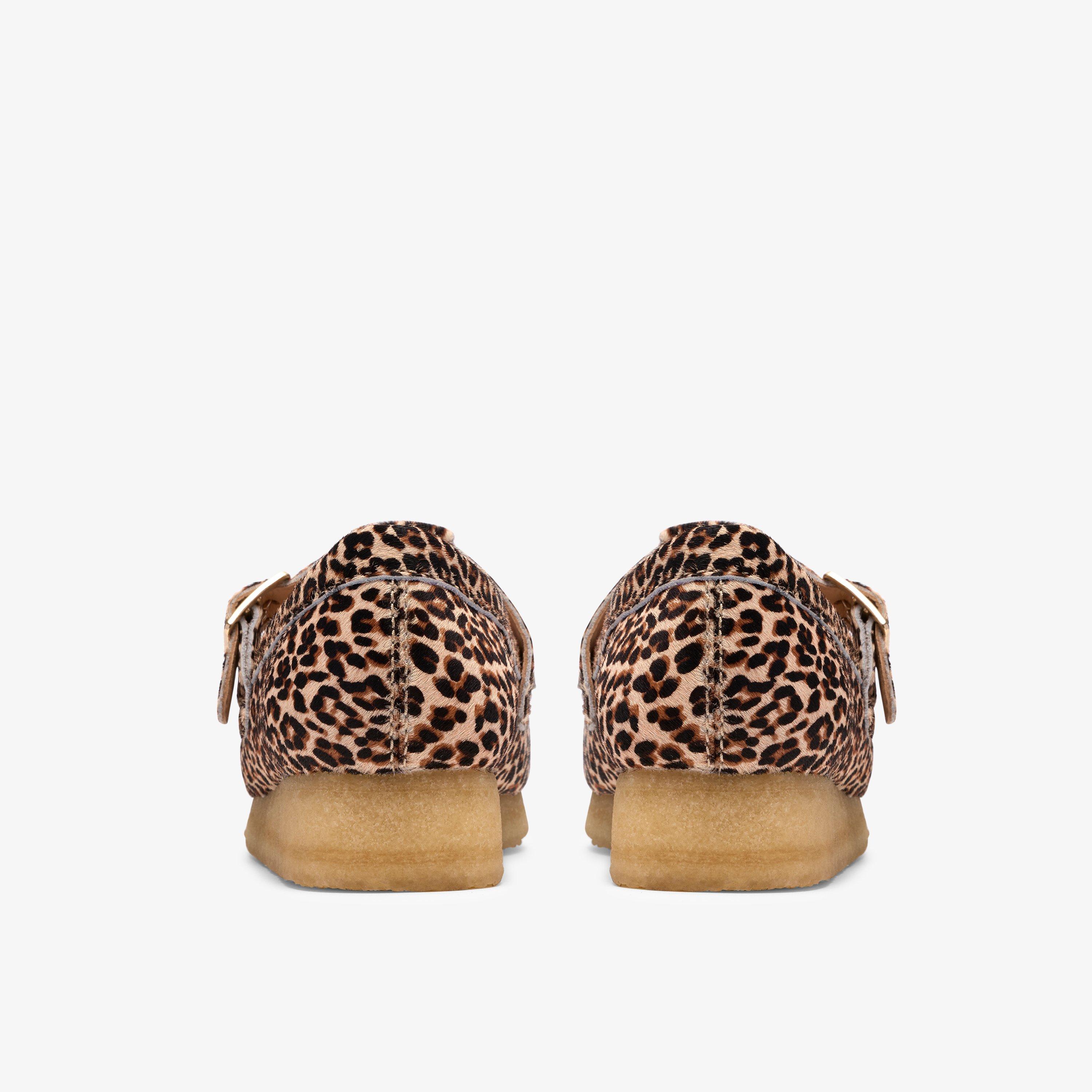 Womens Wallabee T Bar Leopard Print T Bar Shoes, Wallabee | Clarks UK