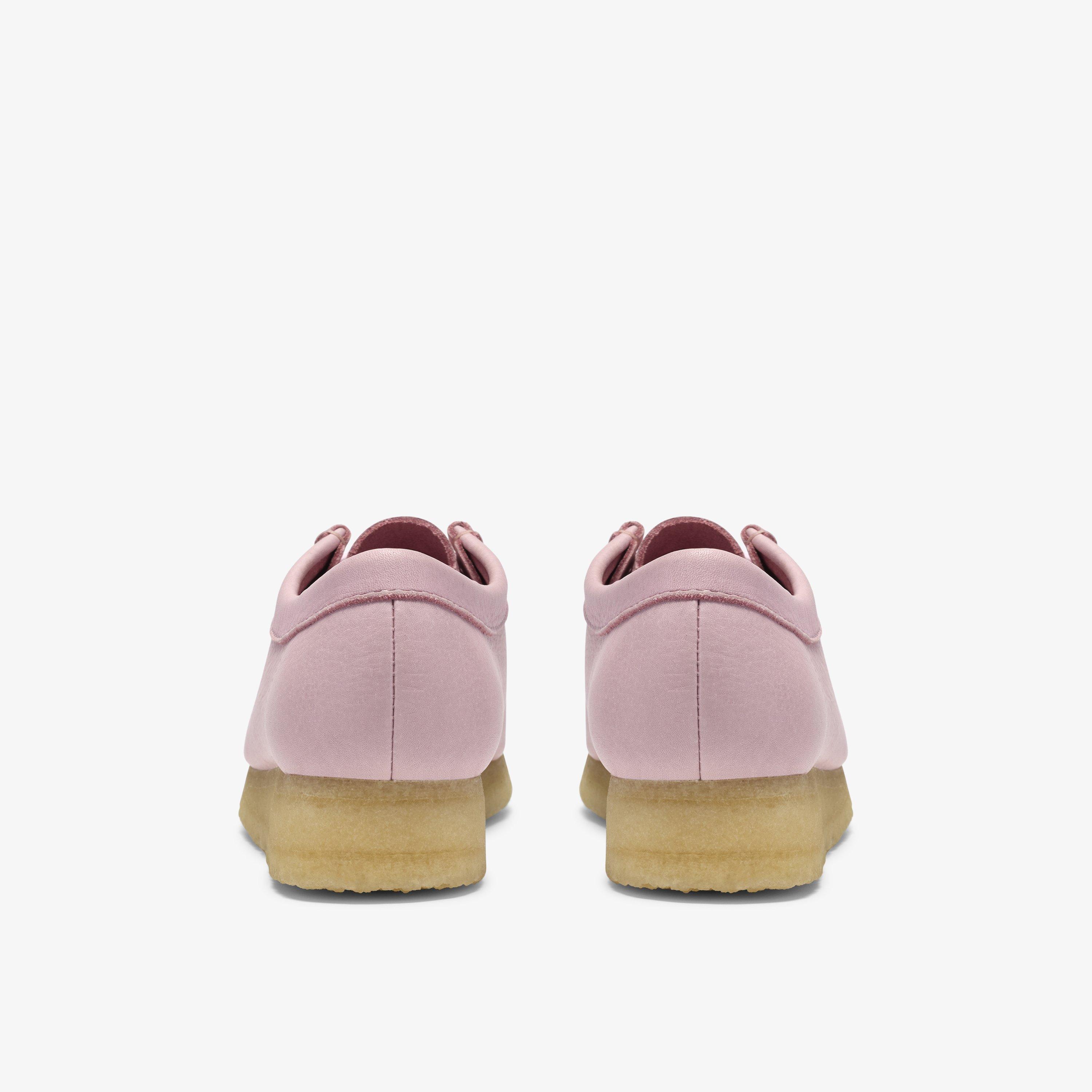 Womens Wallabee Baby Pink Leather Wallabees | Clarks