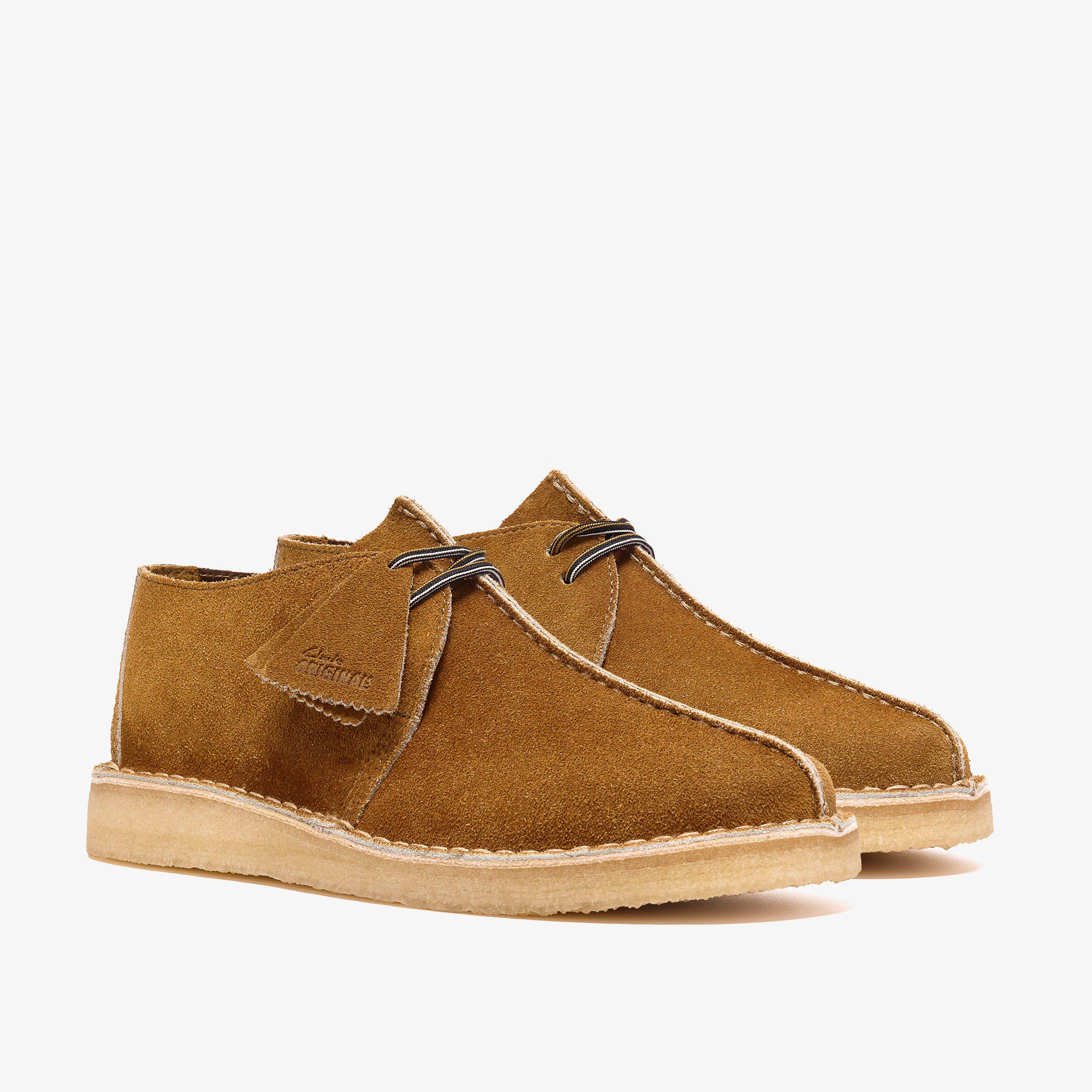 Mens Desert Trek Bronze Suede Desert Trek, Lace Up | Clarks UK