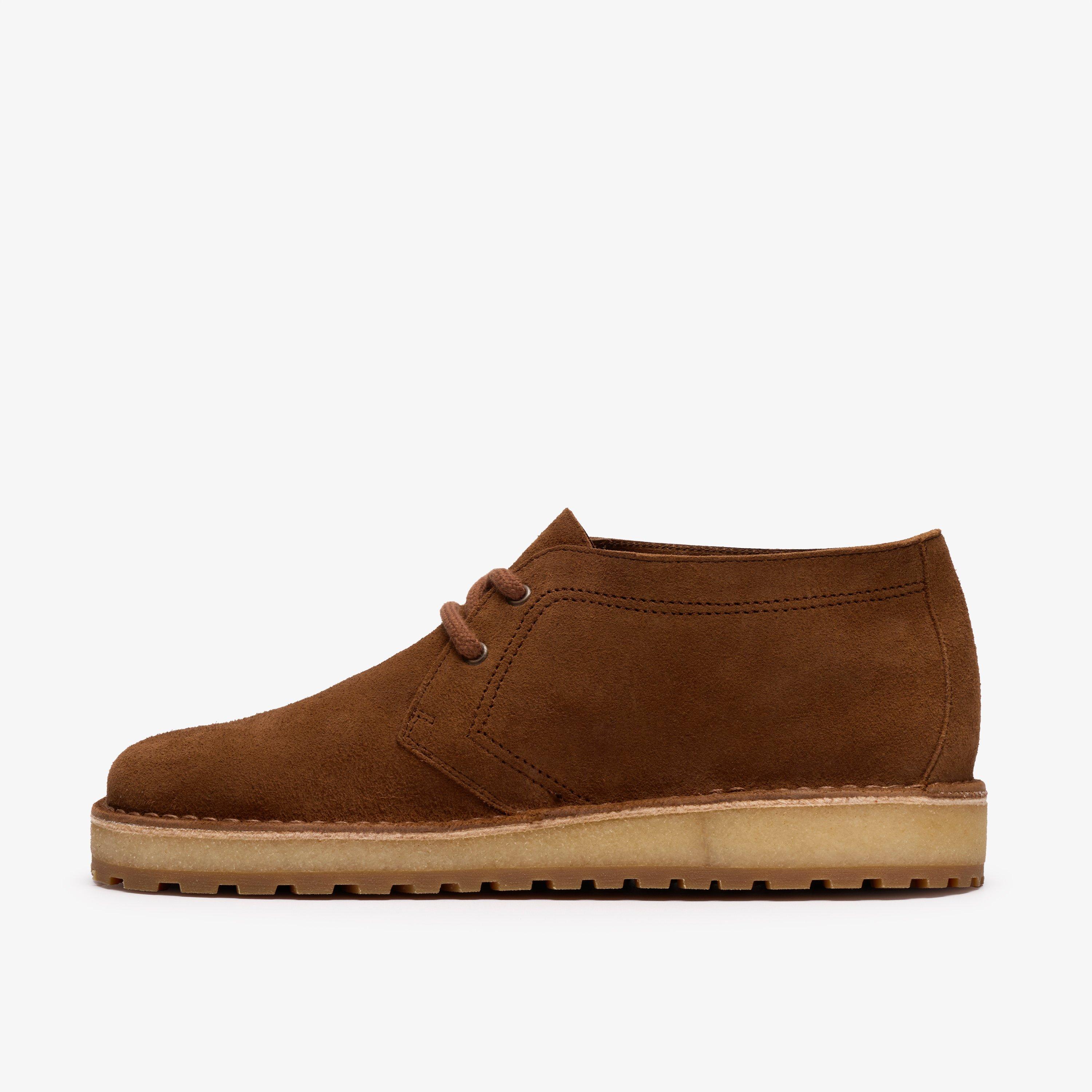 Mens Desert Hunter Cola Suede Desert Boot | Clarks