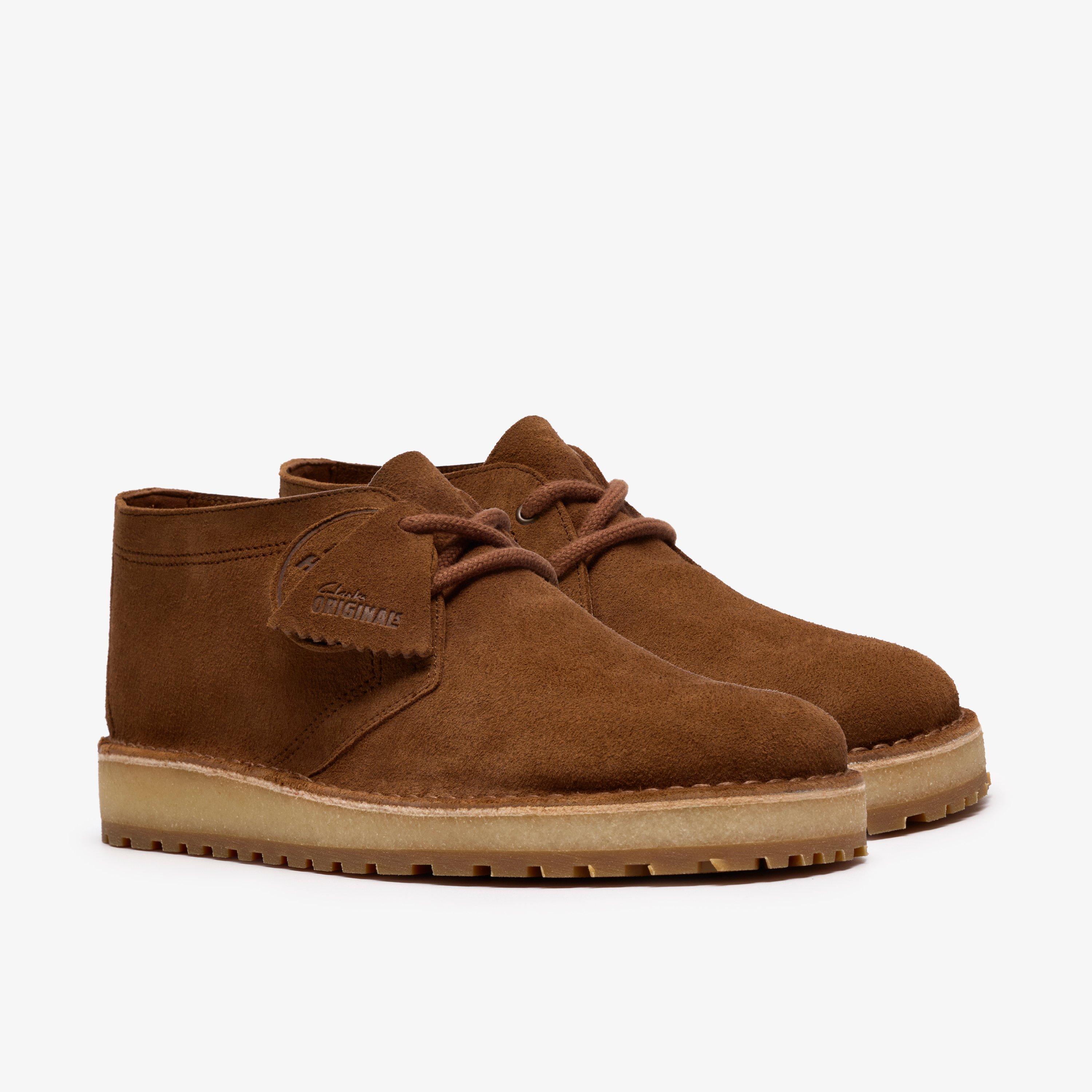 Mens Desert Hunter Cola Suede Ankle Boots Lace Up | Clarks IE