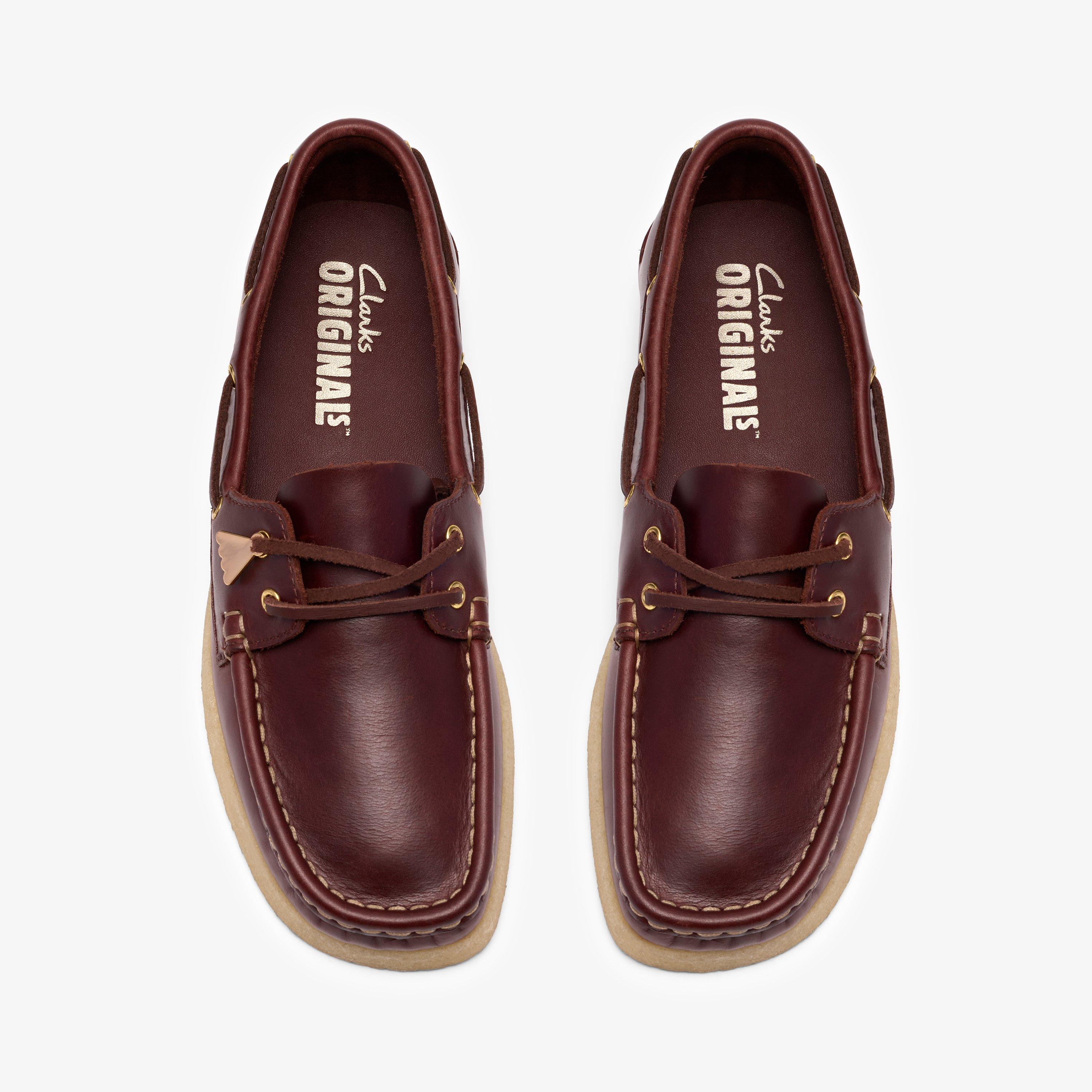 Womens Godney Boat. British Tan Leather Boat Shoes | Clarks