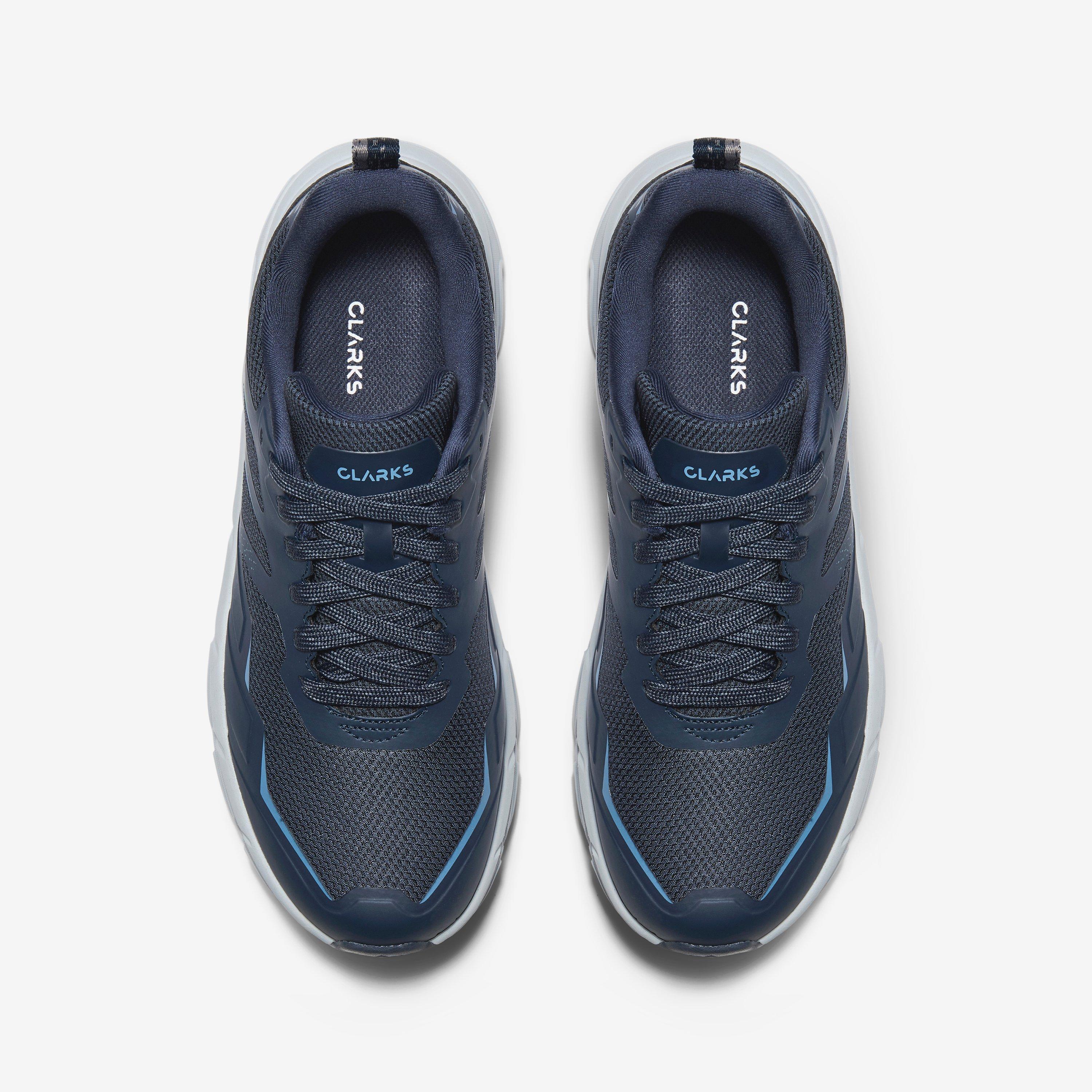 Mens Brockwood Lace Navy Ankle Boots | Clarks