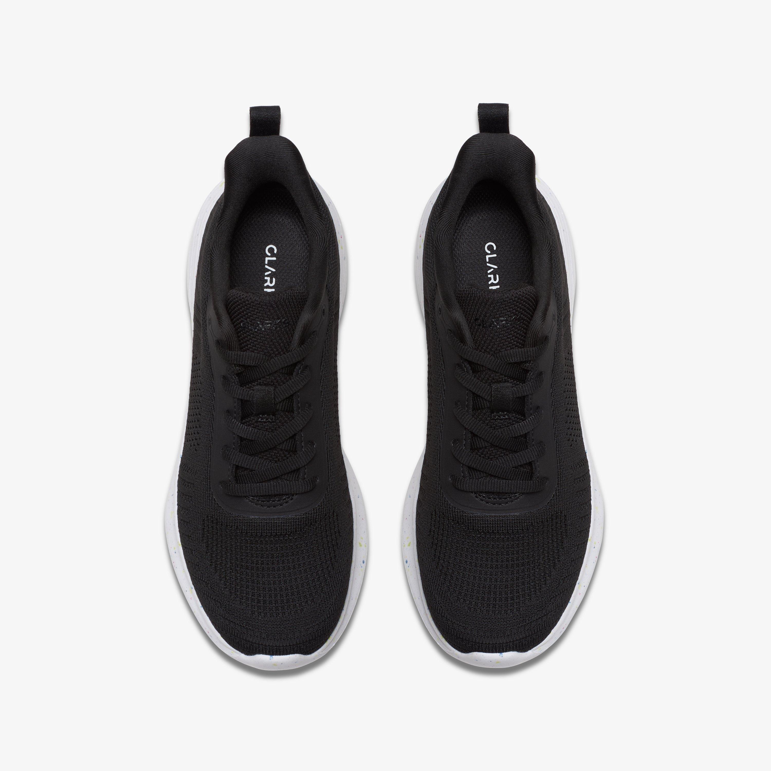 Womens Izza Knit Black Trainers | Clarks Outlet