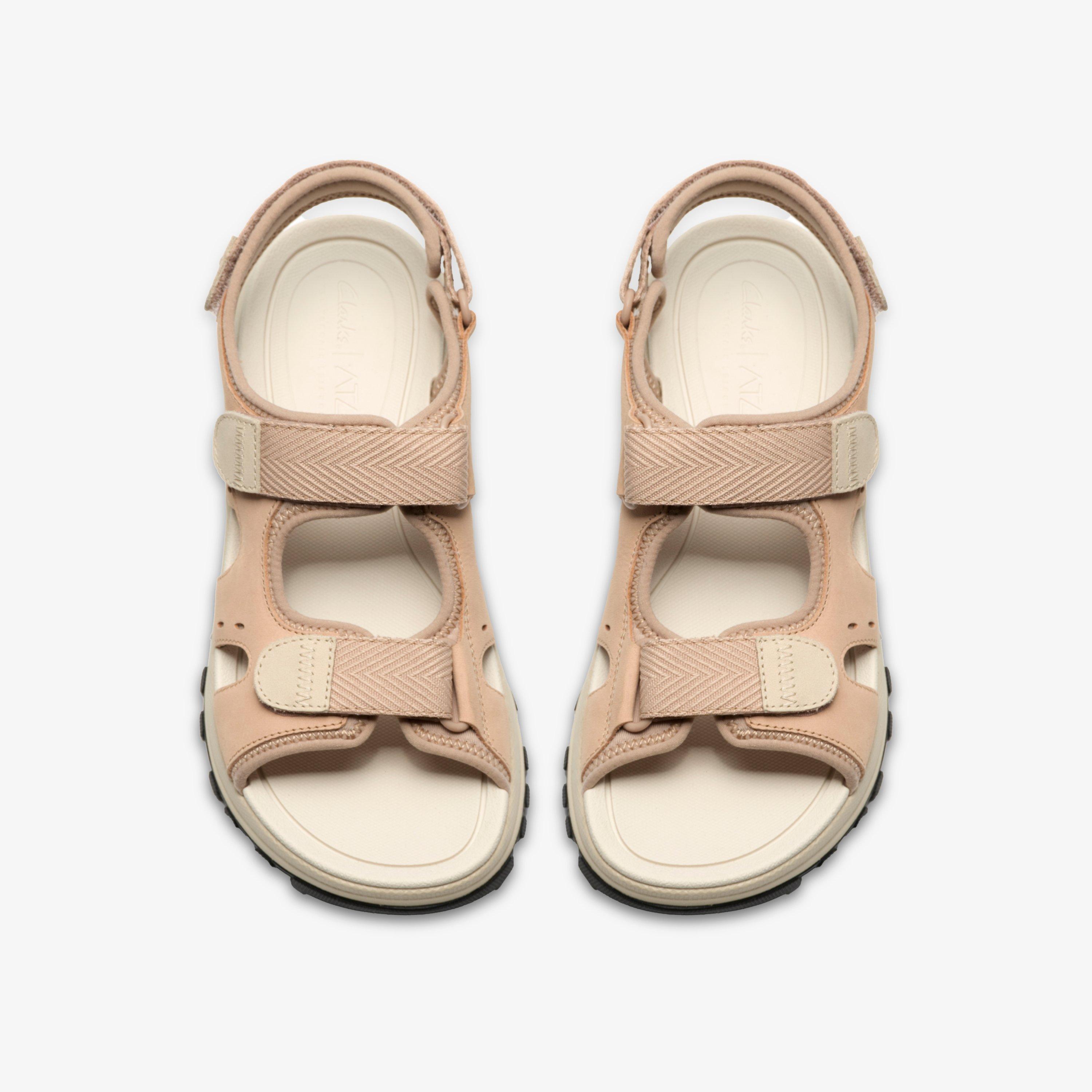 Womens ATL Trek Surf Sand Combination Flat Sandals, ATL | Clarks UK