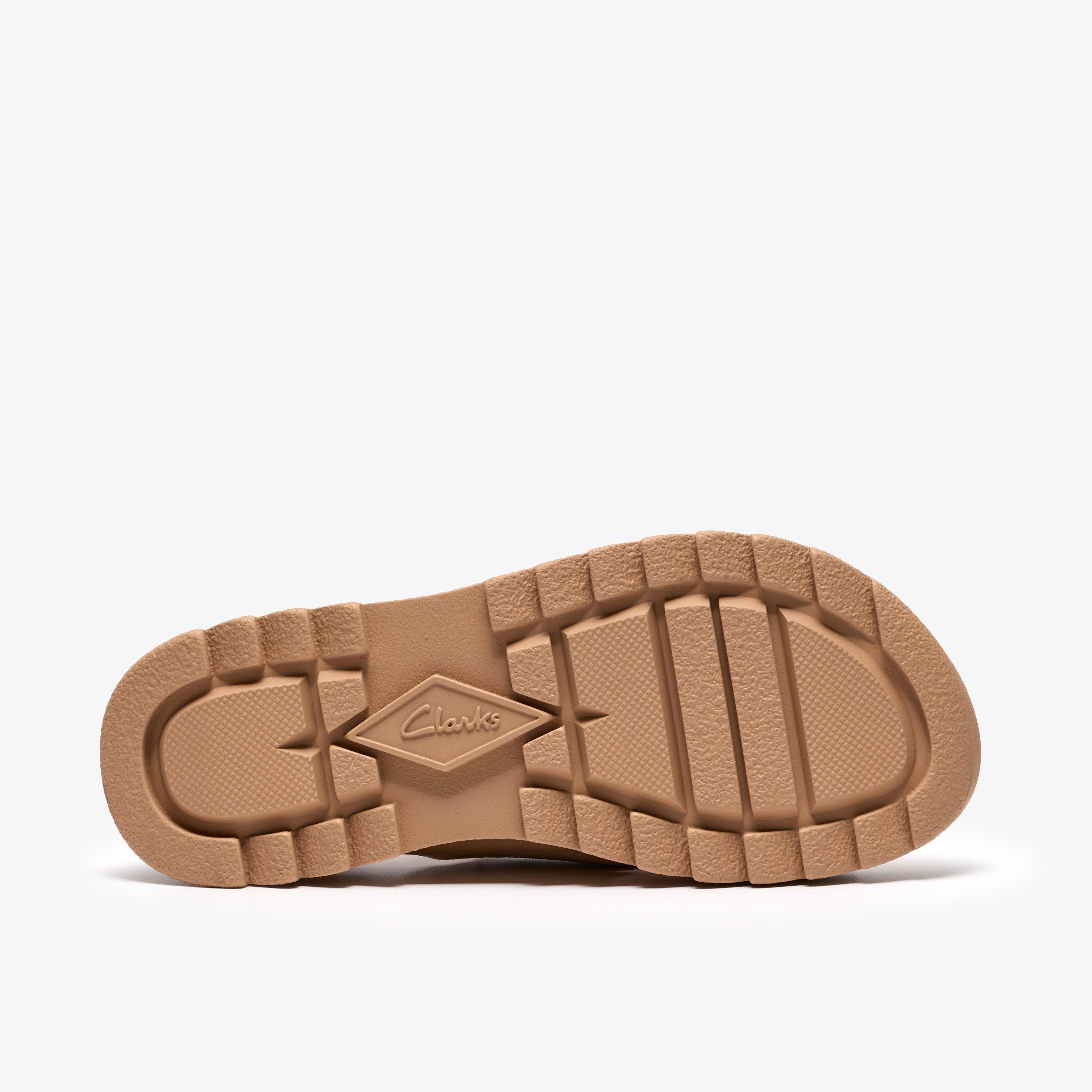 Womens DashLite Wish Beige Suede Sandals Flat Sandals | Clarks