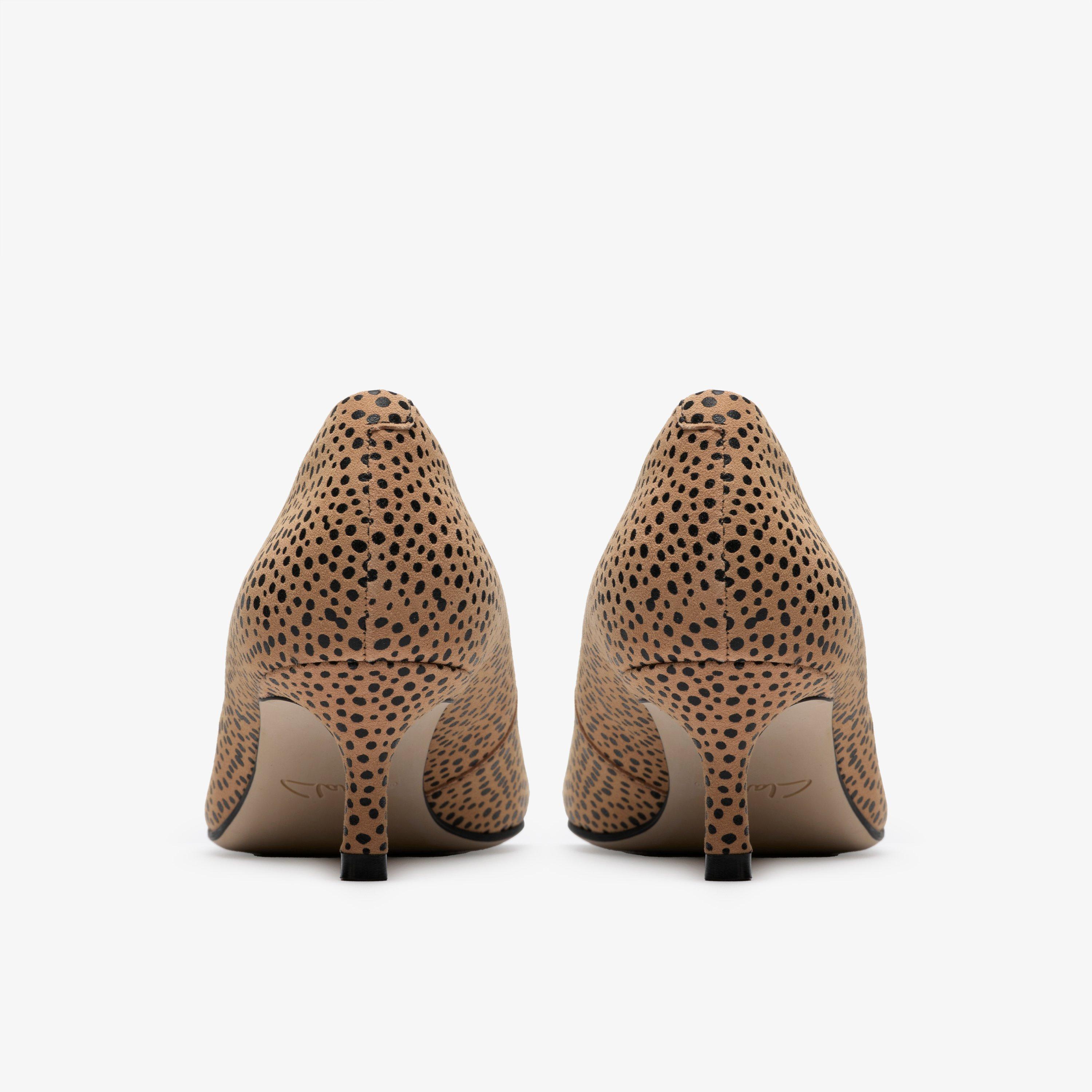Womens Zarey Court Animal Print Court Shoes, Heels | Clarks UK
