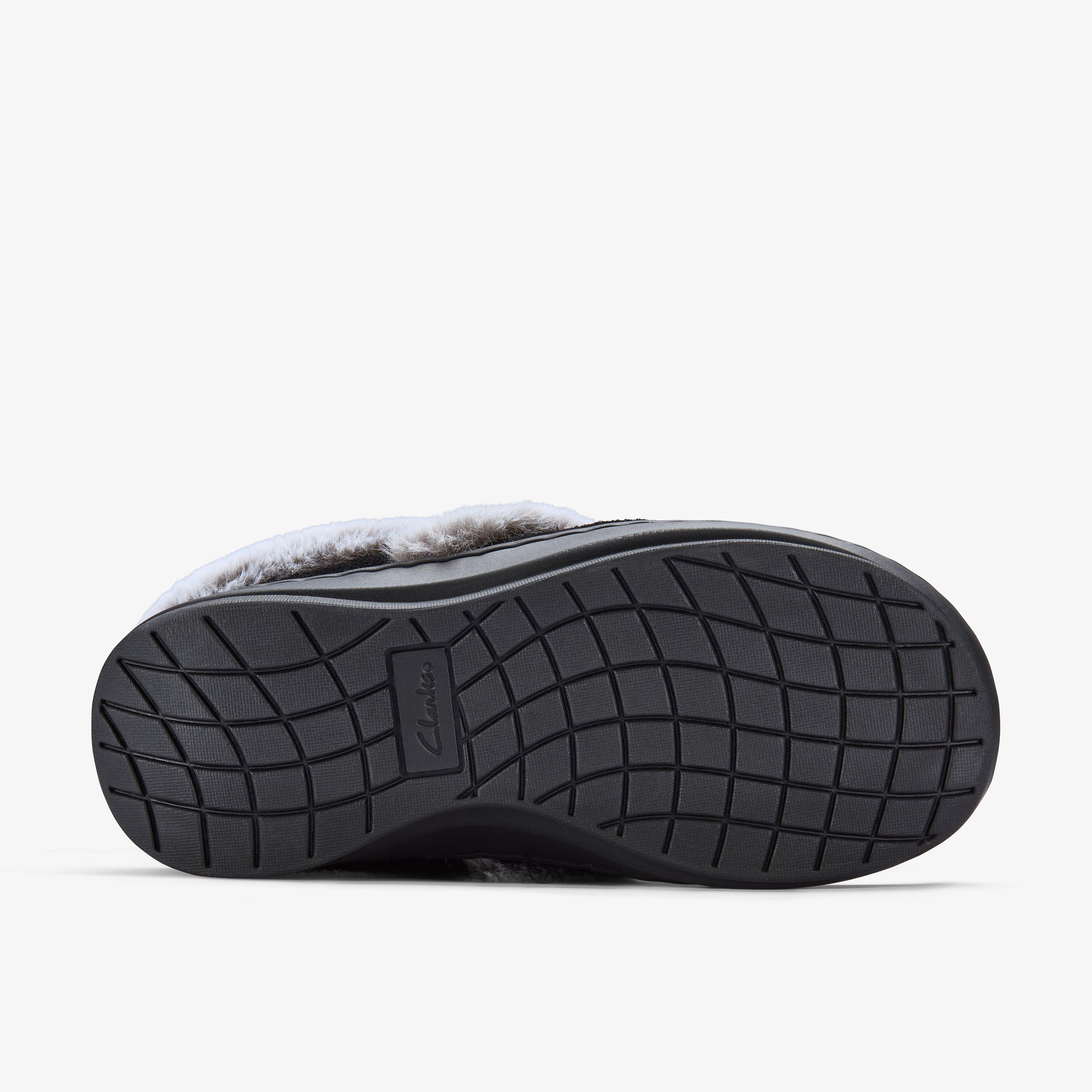 Womens Sklyar Rhode Black Slippers | Clarks