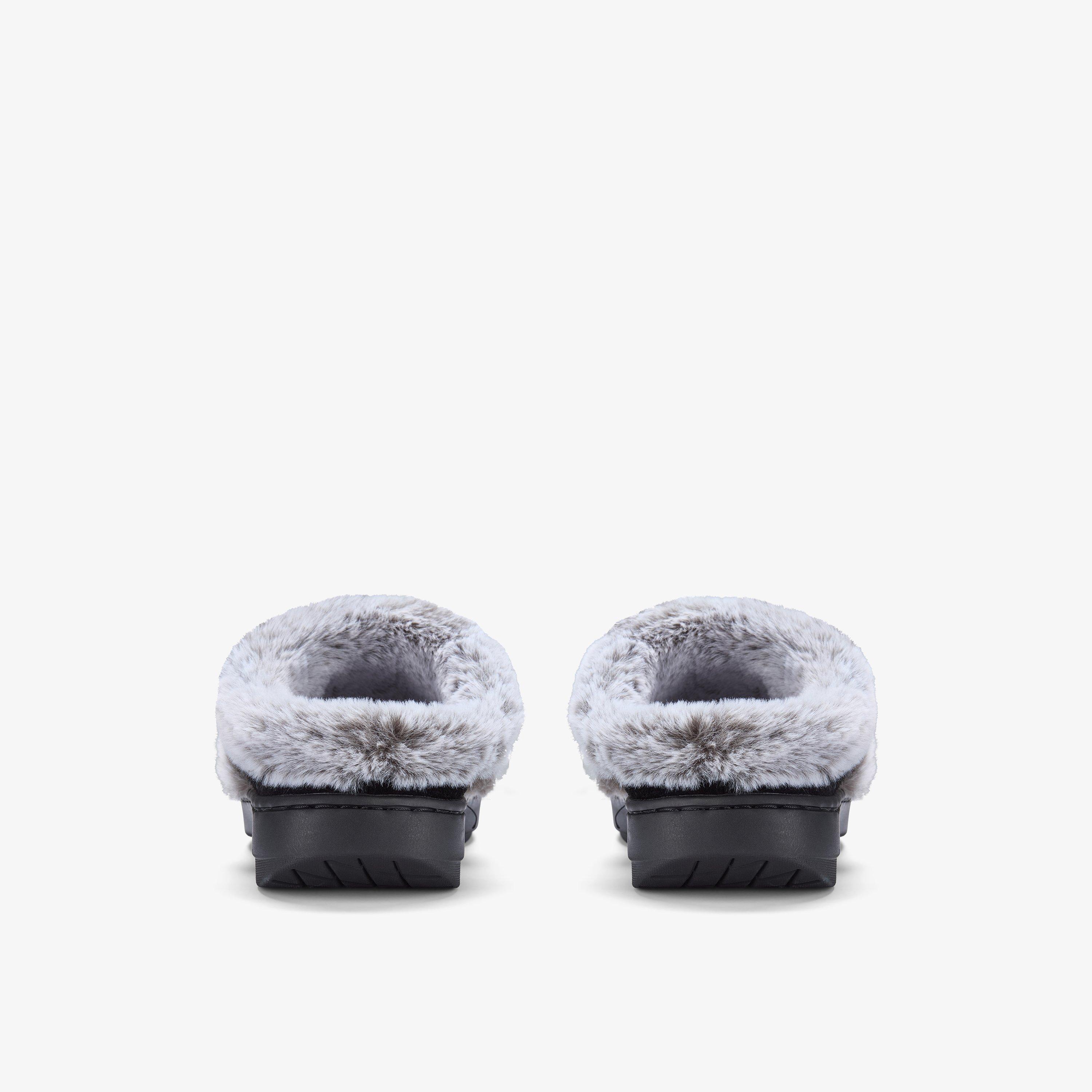 Womens Sklyar Rhode Black Slippers | Clarks
