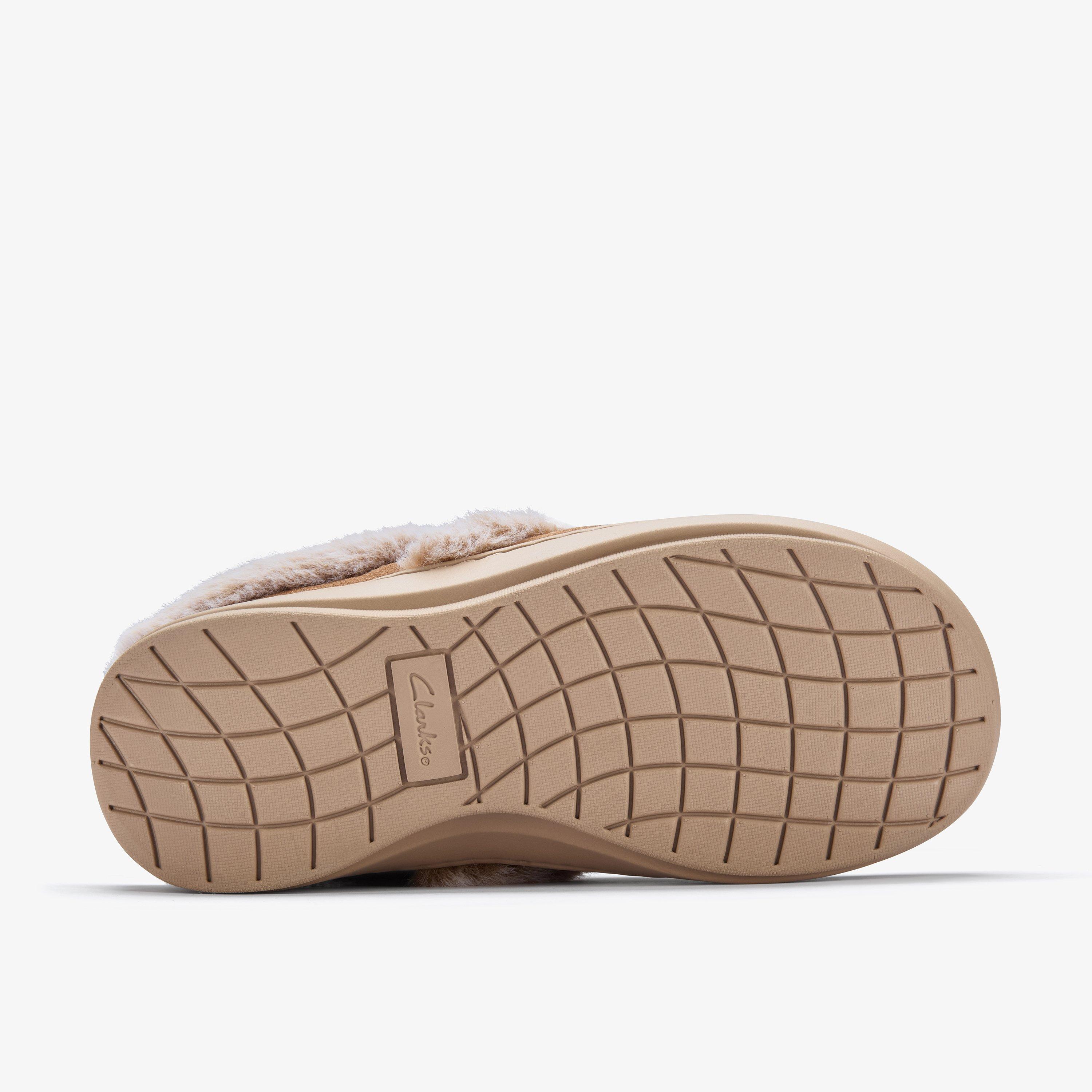 Womens Sklyar Rhode Cognac Slippers | Clarks