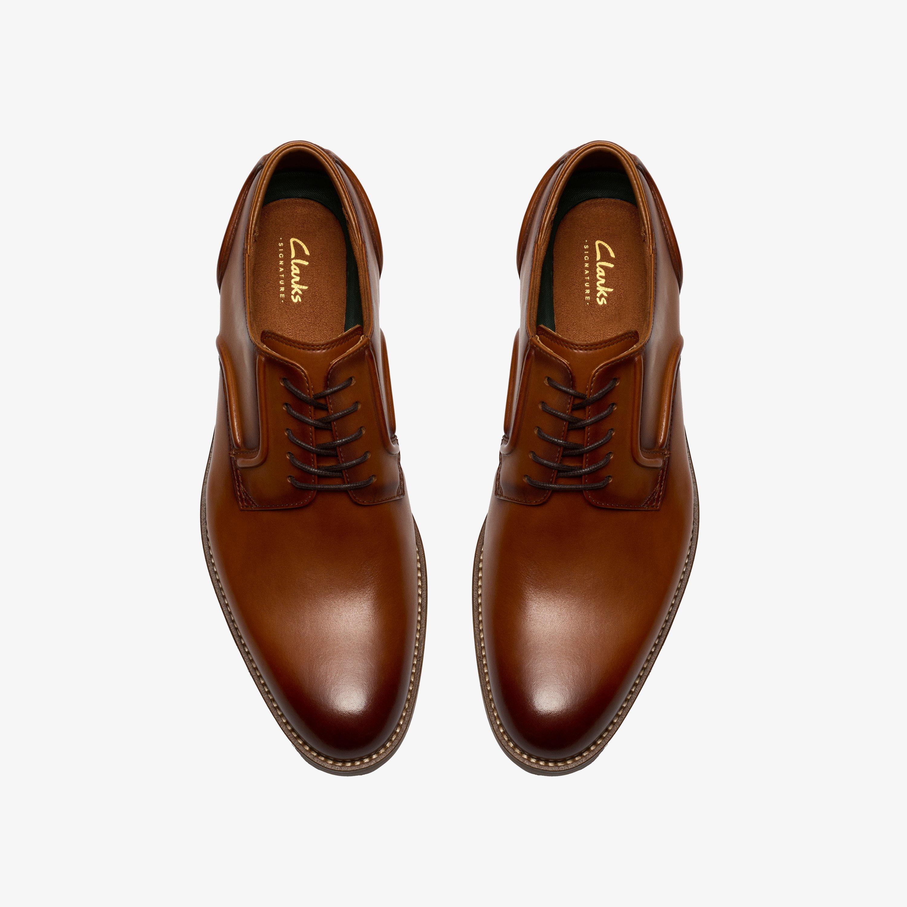 Mens Craft Remi Lace Tan Leather Derby Shoes, Lace Up | Clarks UK
