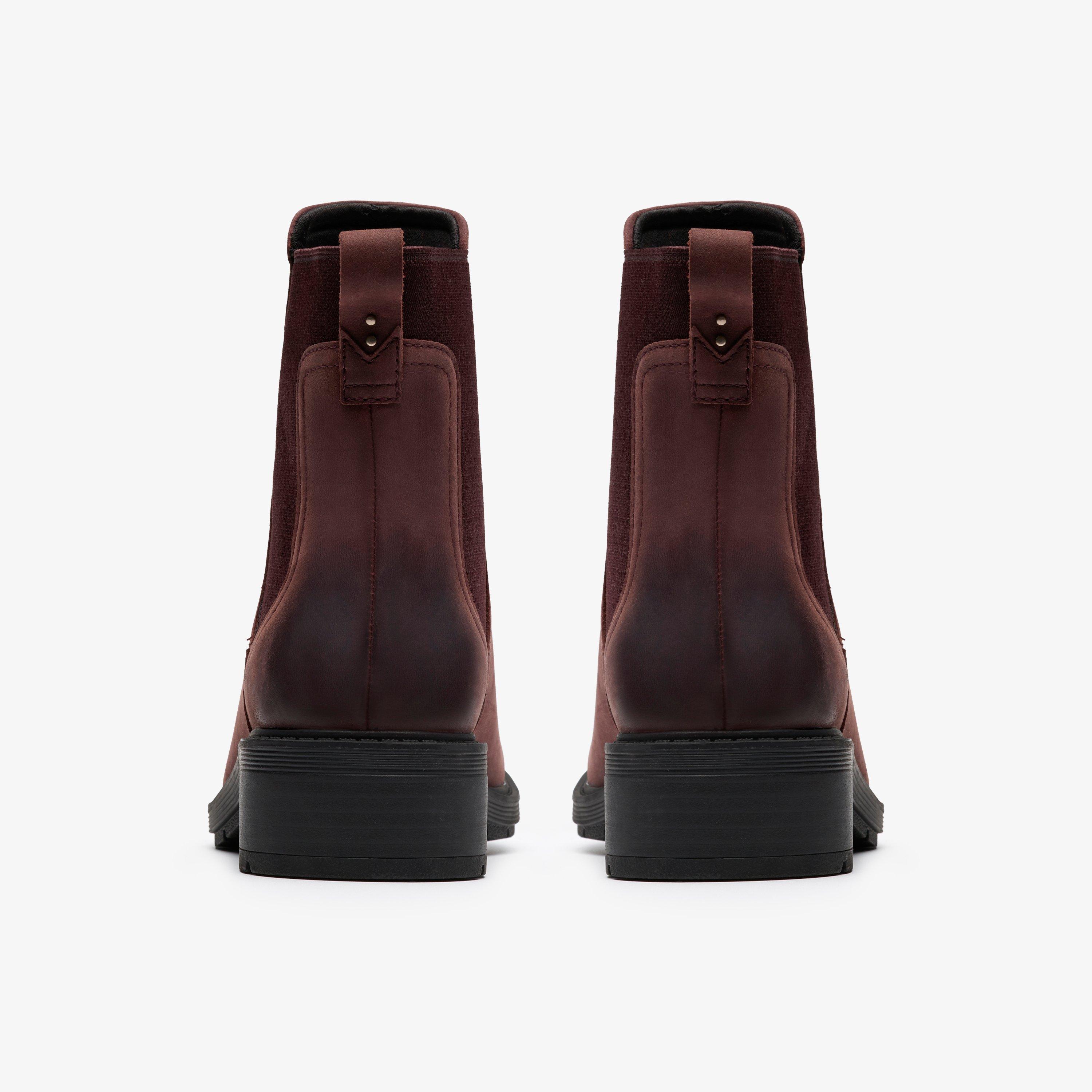 Bottines à cheville en vin pour femmes Hearth Top | Clarks