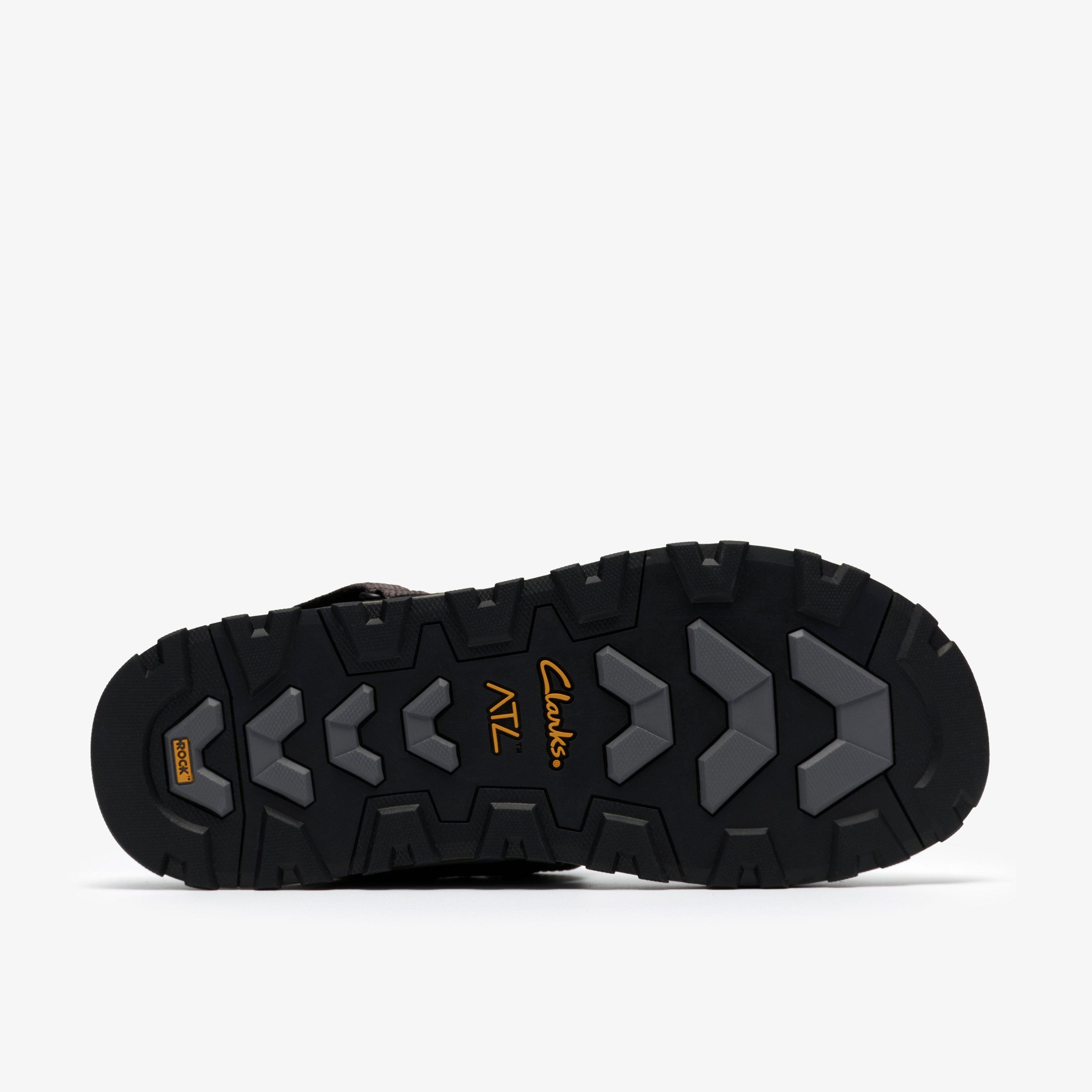 Mens ATL Trek River Black Two Part Sandals, ATL | Clarks UK