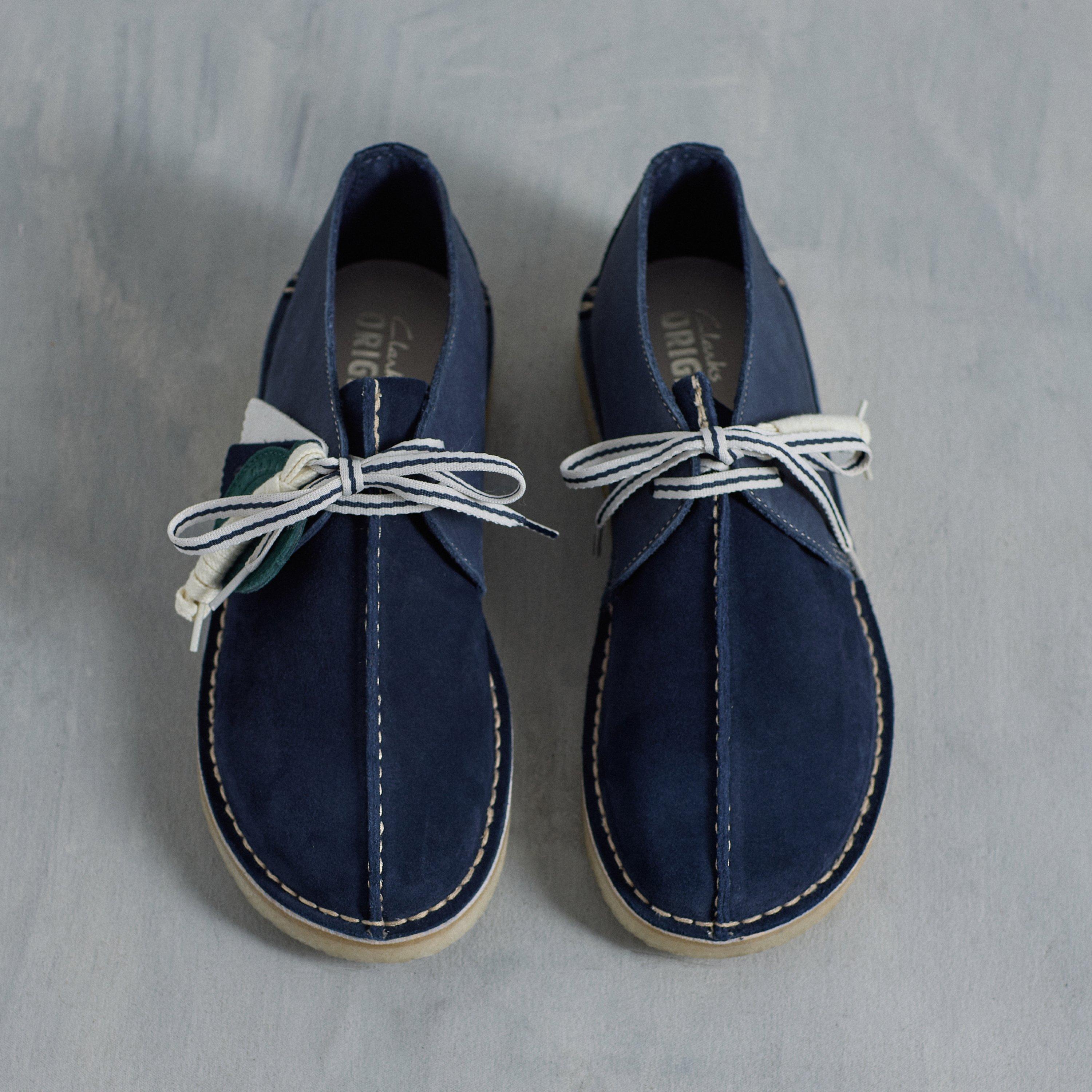 Mens Desert Trek Navy Suede Desert Trek | Clarks