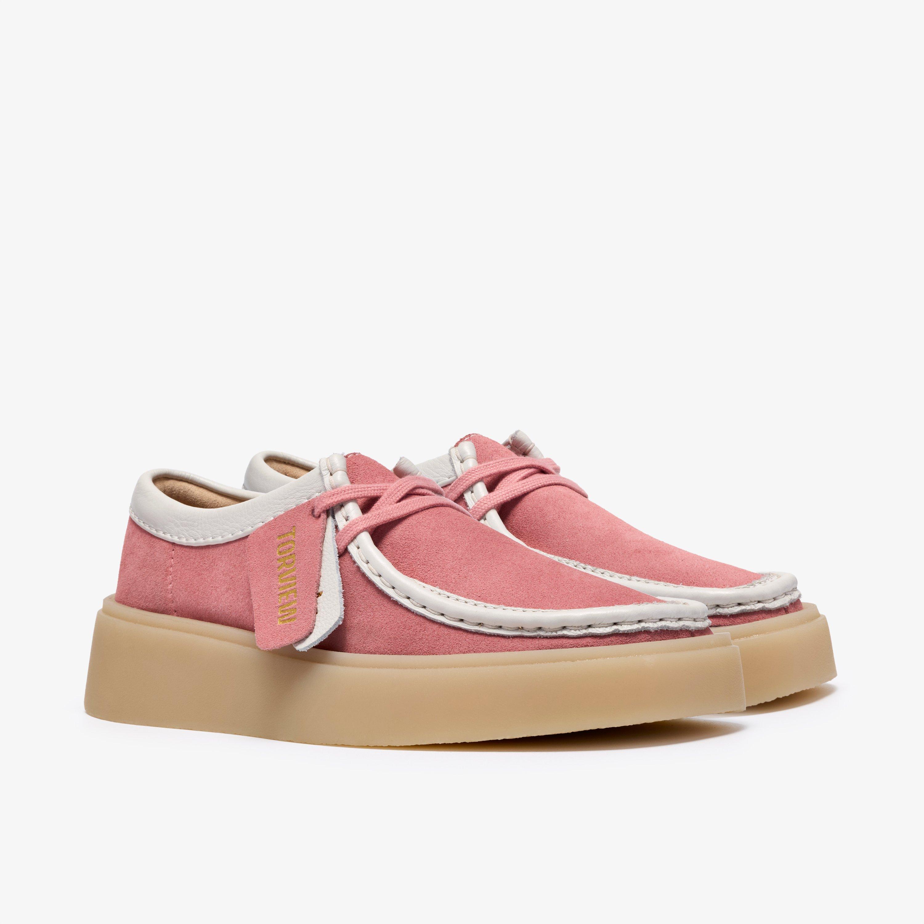 Womens Torview W Pink Suede Lace Up | Clarks UK