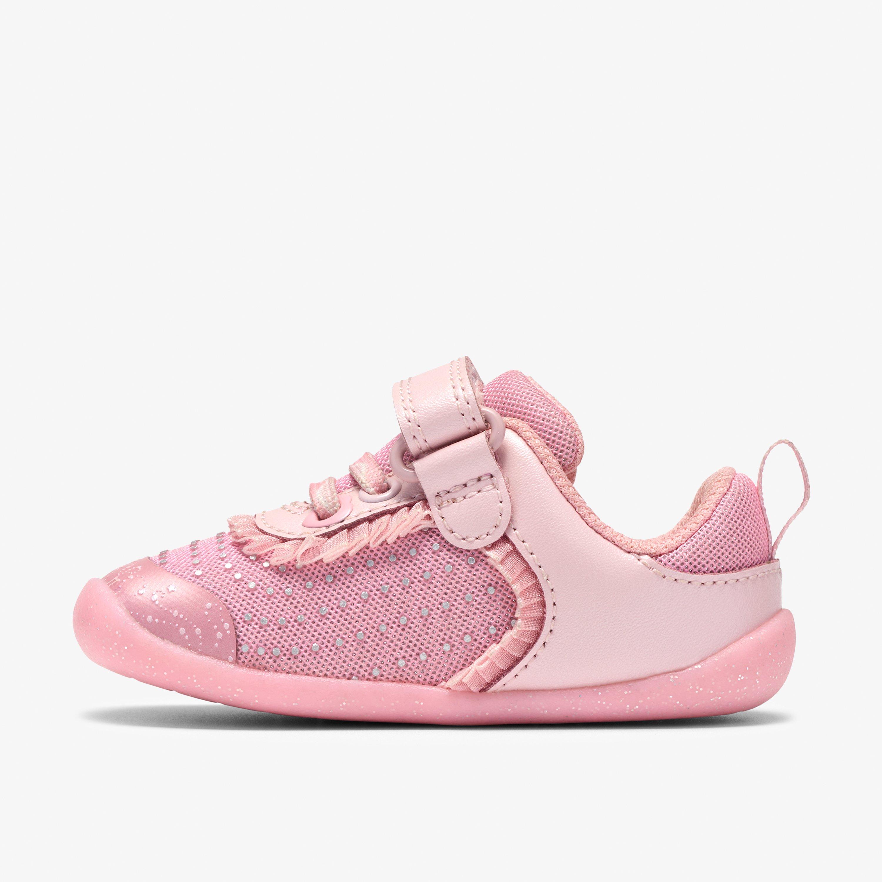 Girls RoamerGleam T. Pink Pre Walker | Clarks UK