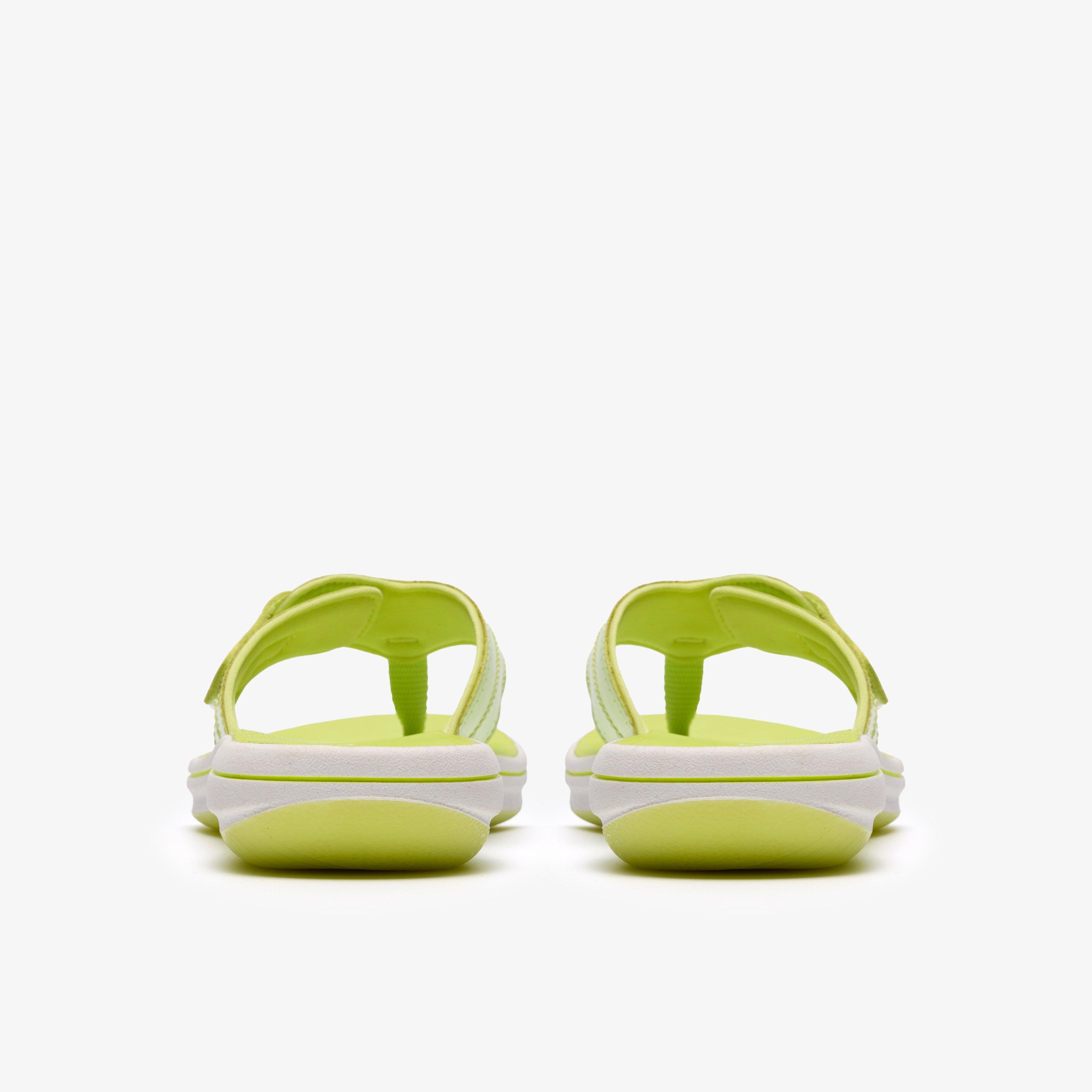 Womens Breeze Reyna Lime Flip Flop | Clarks