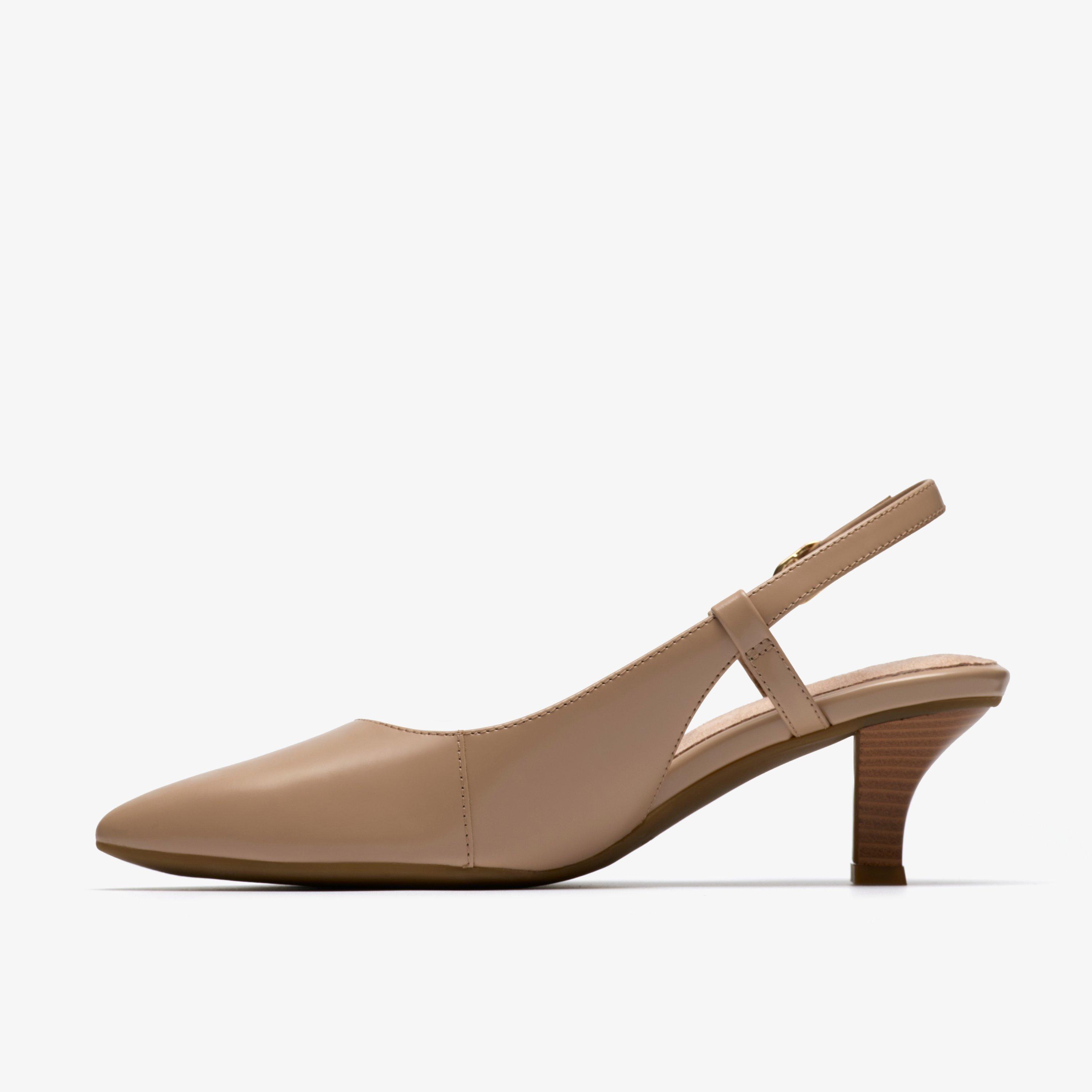 Womens Kepley Lane Beige Leather Pumps | Clarks
