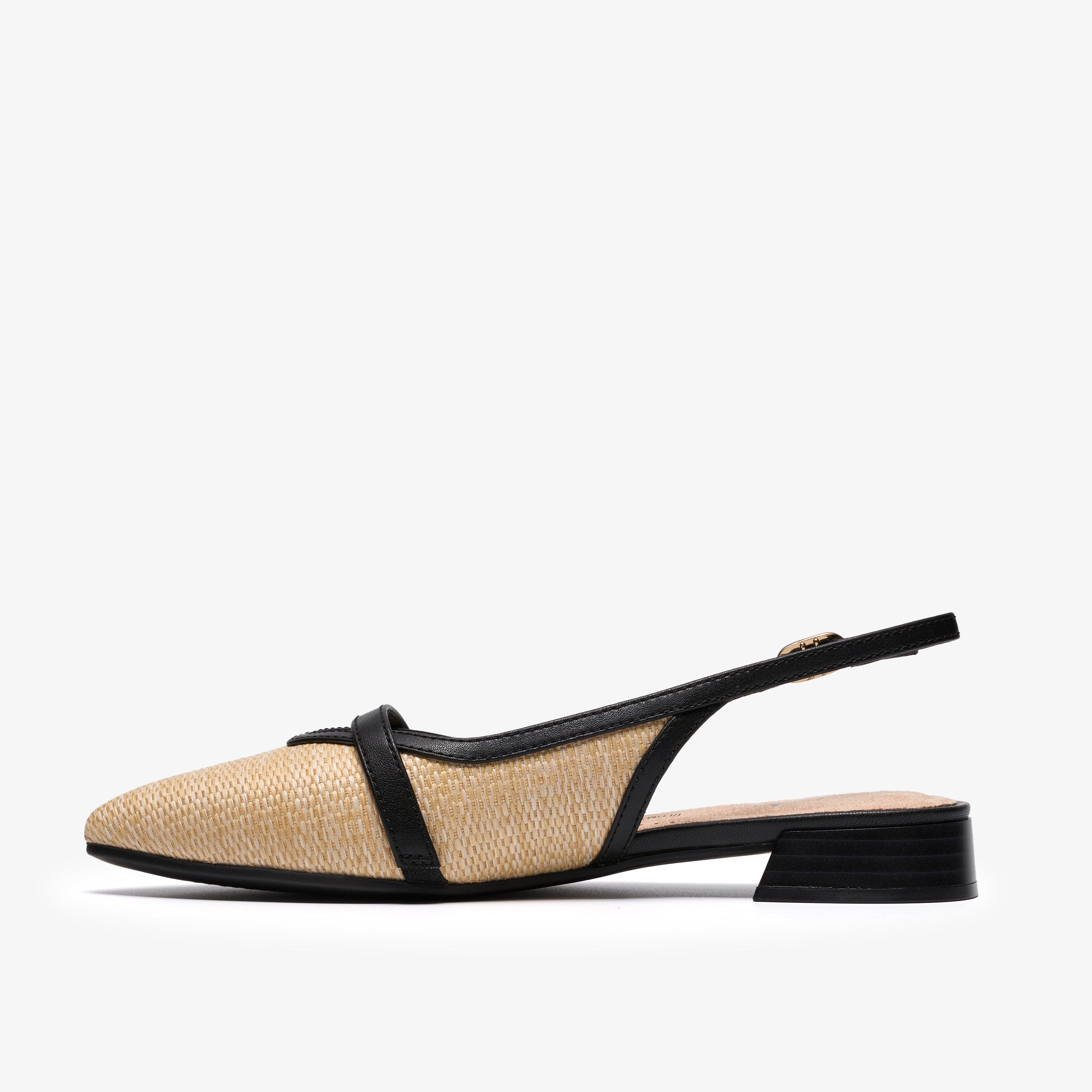 Femme Natalyn Sling Raphia Naturel Chaussures Chaussures sans lacets ...