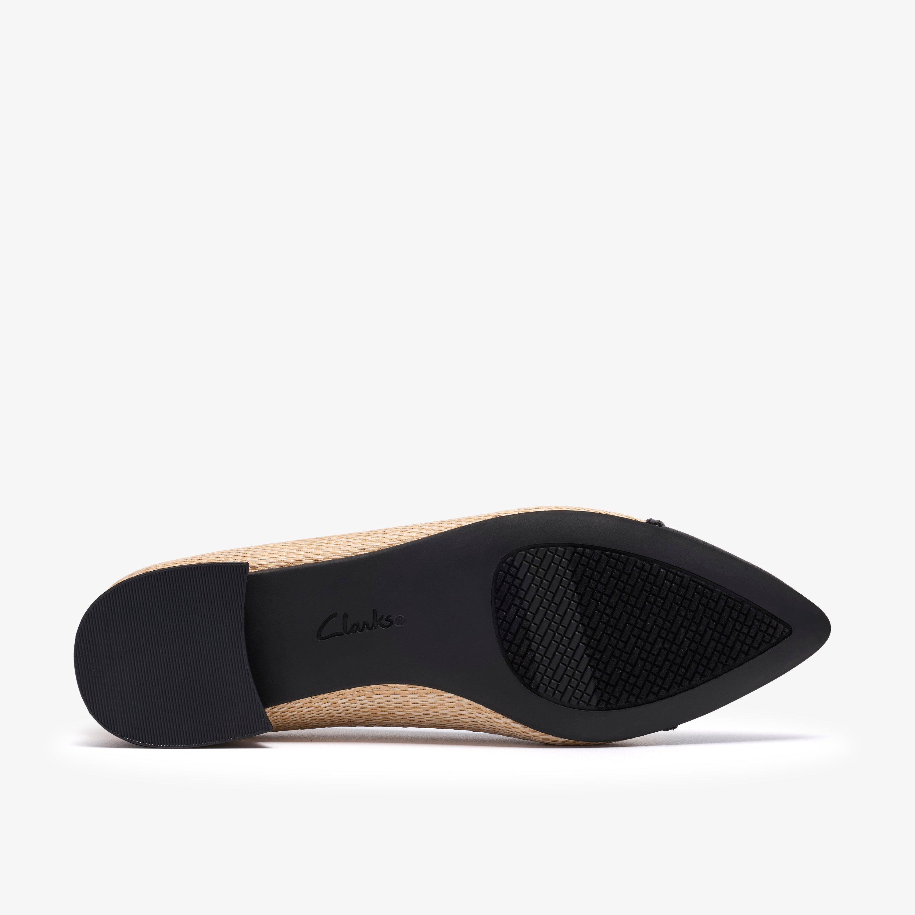 Womens Natalyn Dusk Black Interest Slip Ons, Ballet Pumps | Clarks Outlet