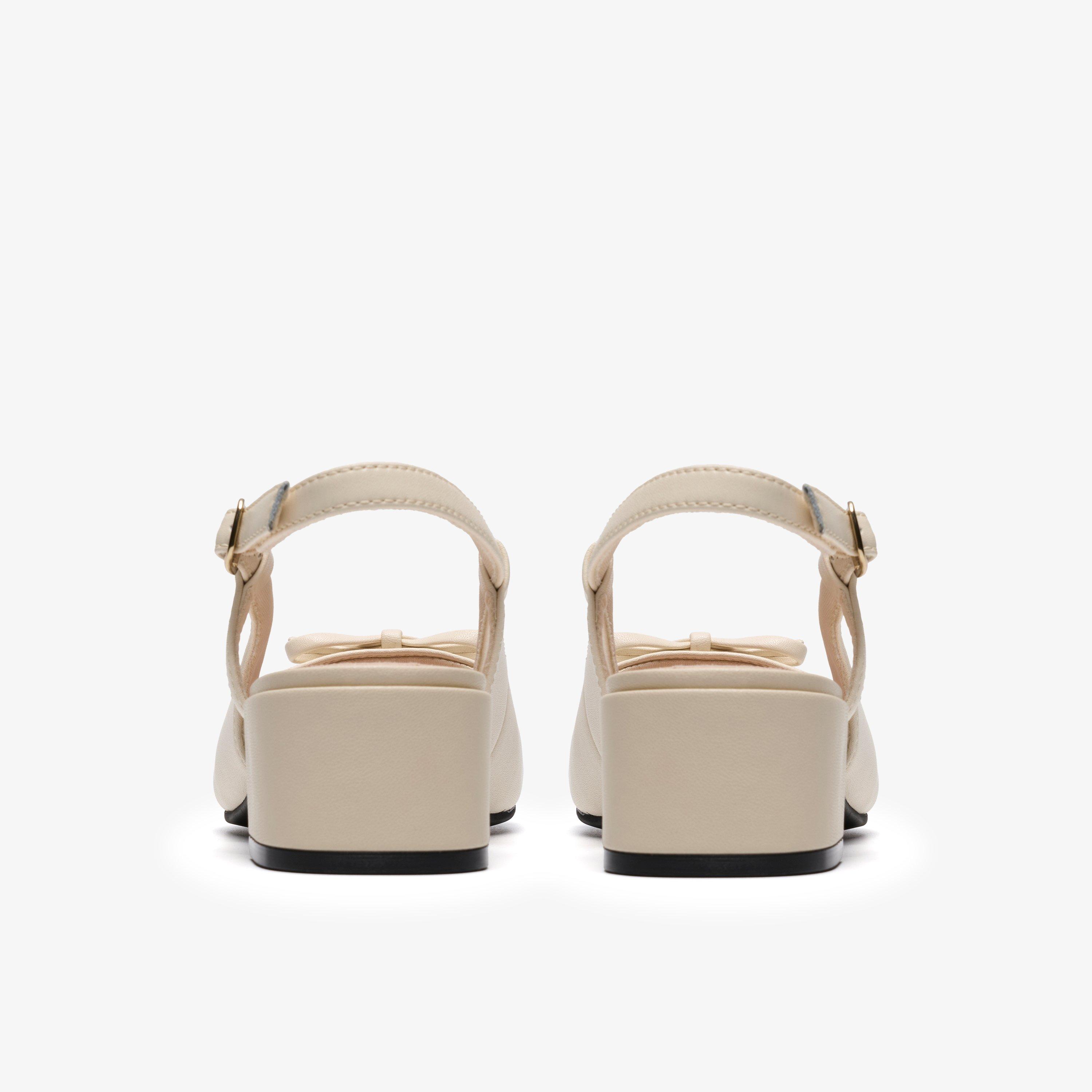 Womens Iridessa Sling Cream Multicolour Heels, Sling Back | Clarks Outlet