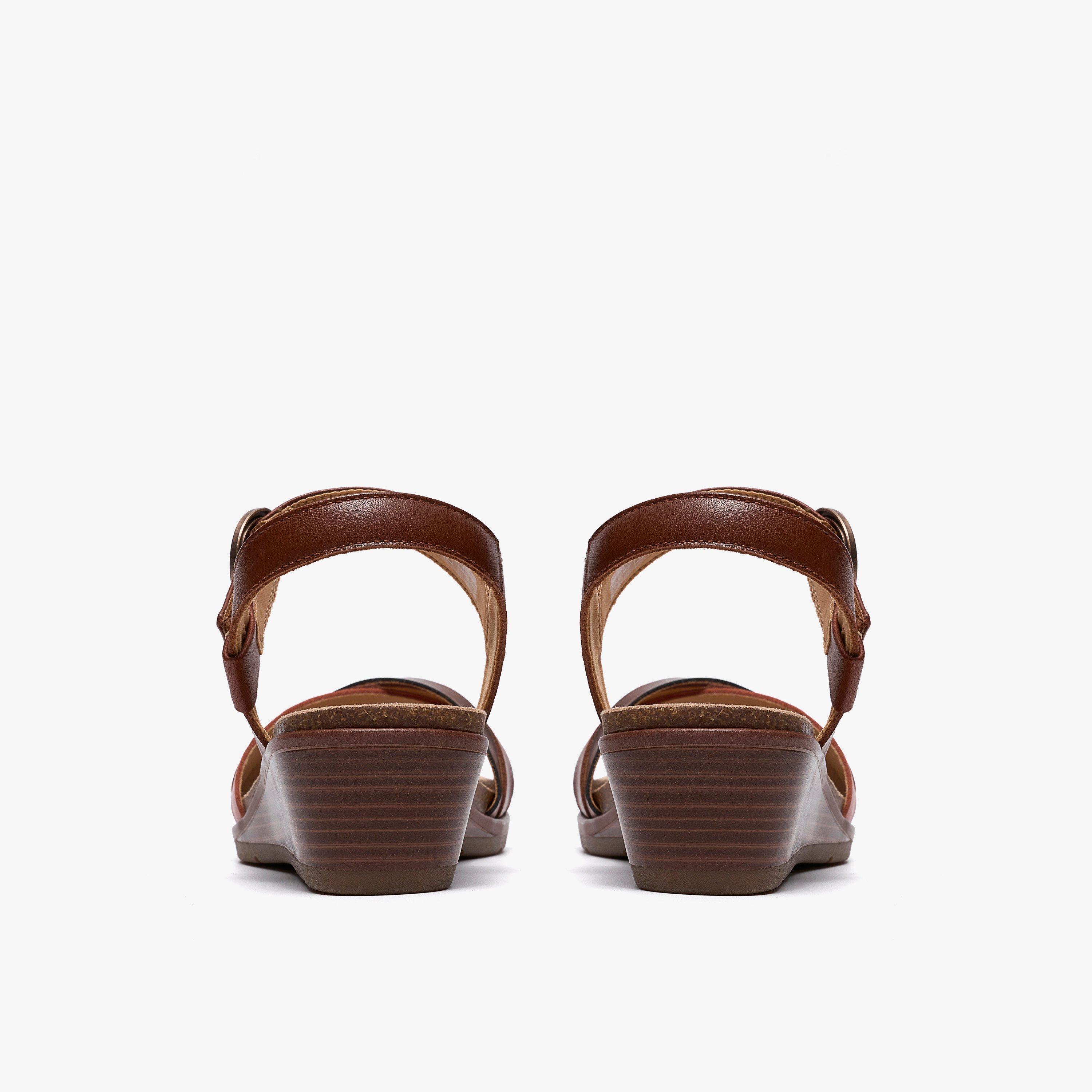 Womens Kacha Twist Rust Wedges | Clarks